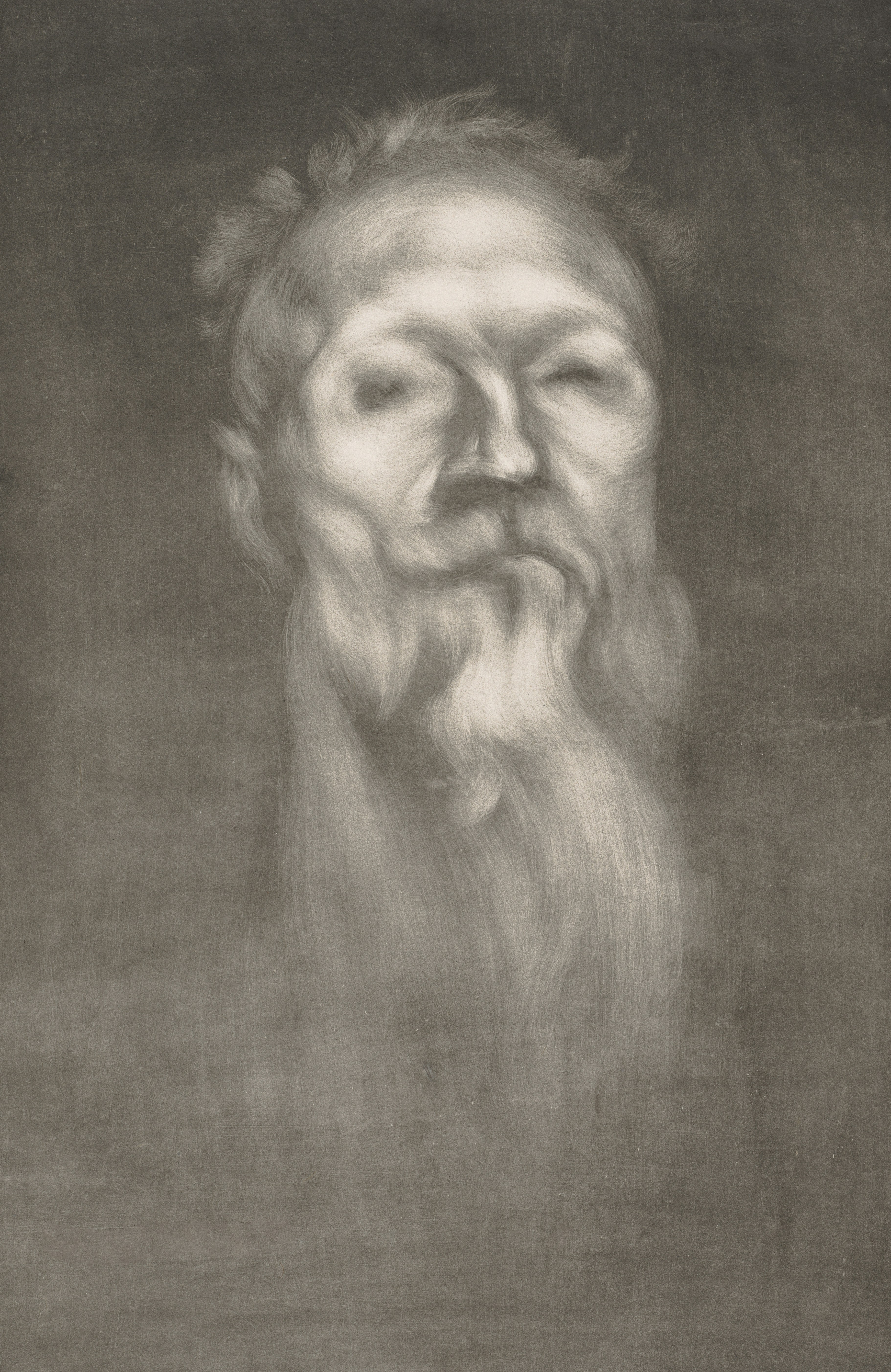 Auguste Rodin 1897 Eugène Carrière (French, 1849–1906) publisher Lemercier France, 19th century lithograph