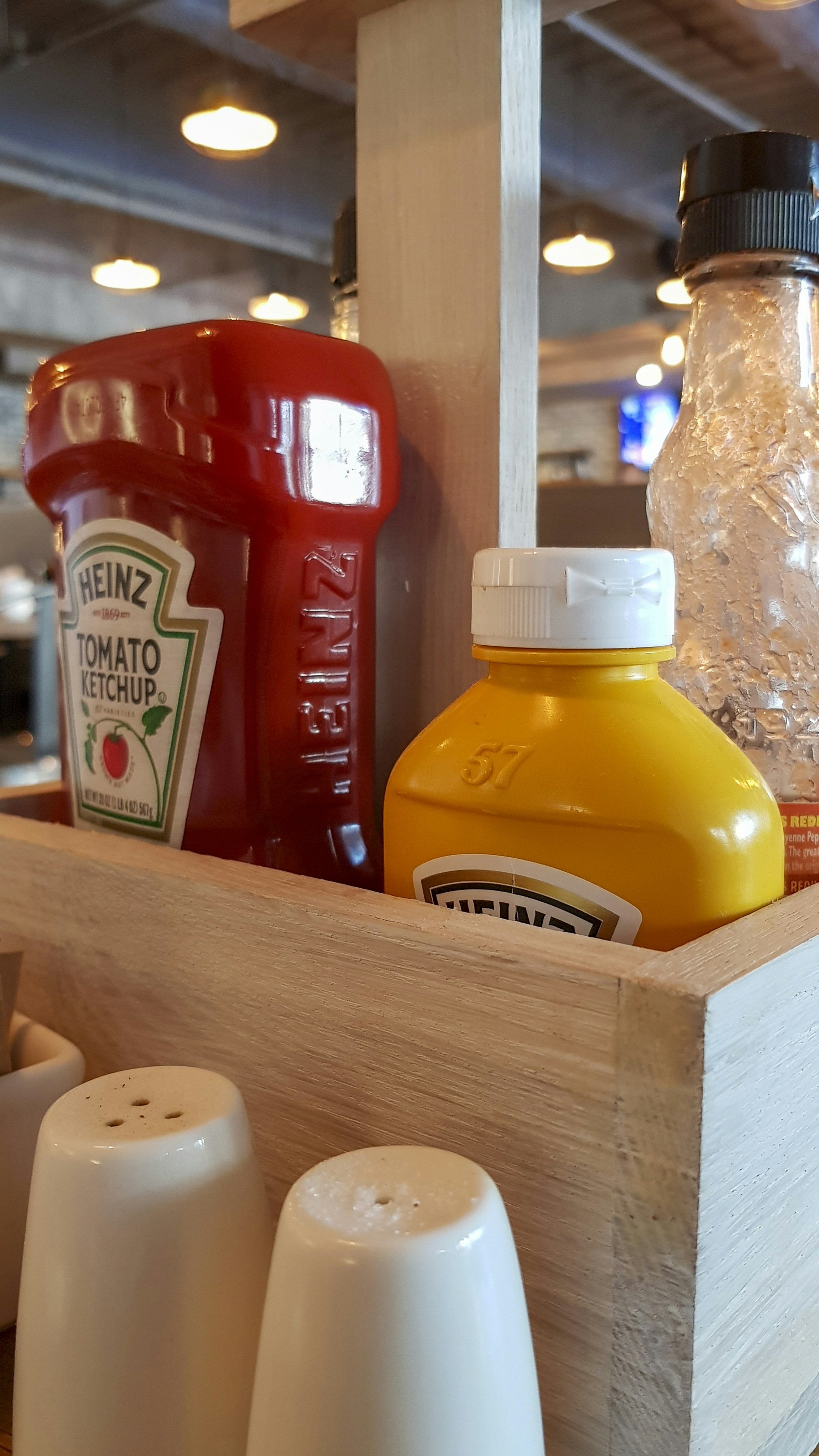 A wooden box filled with juice and condiments photo – Free Food Image ...