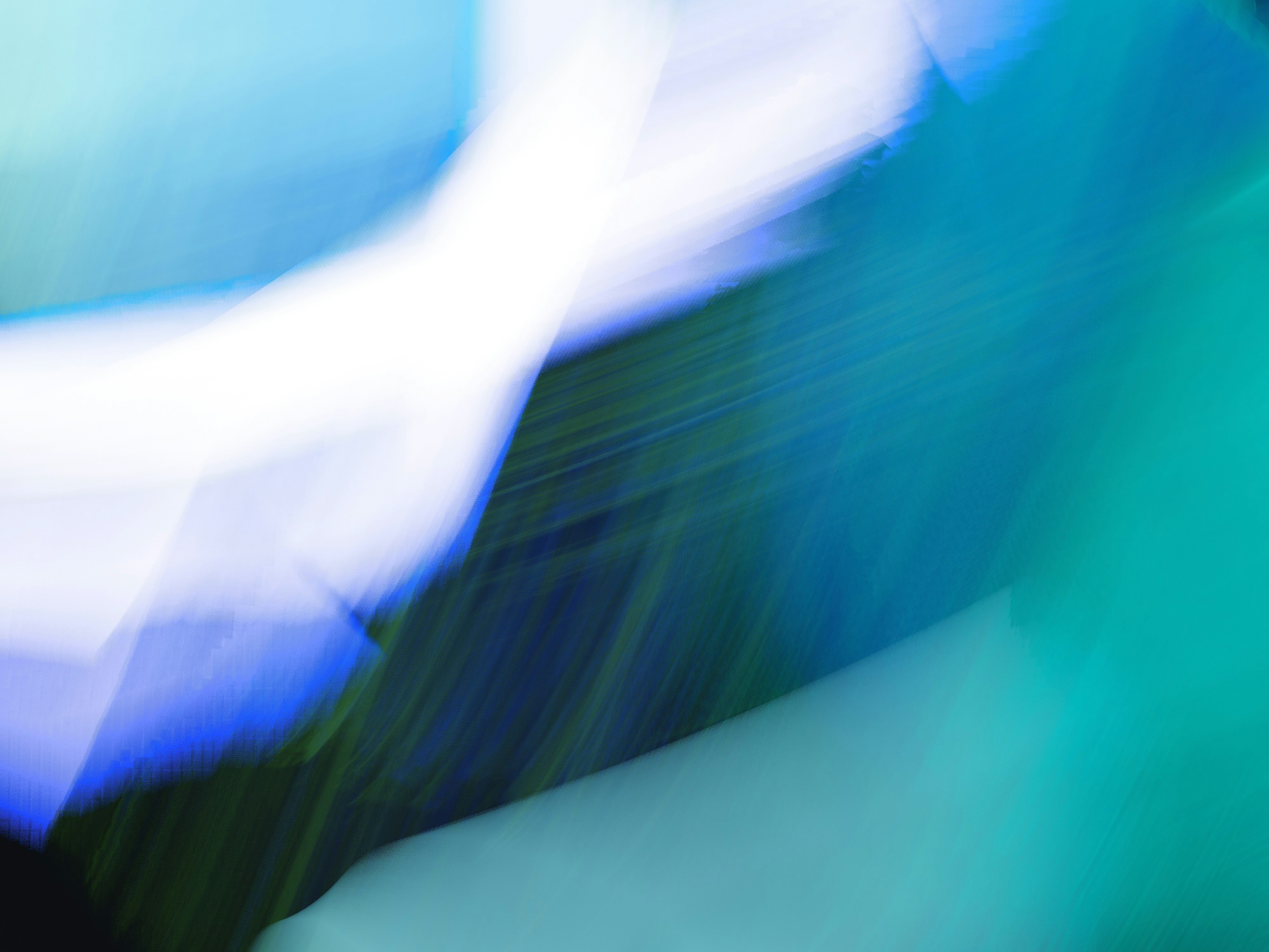 A blurry photo of a blue and white object photo – Free Abstract Image ...