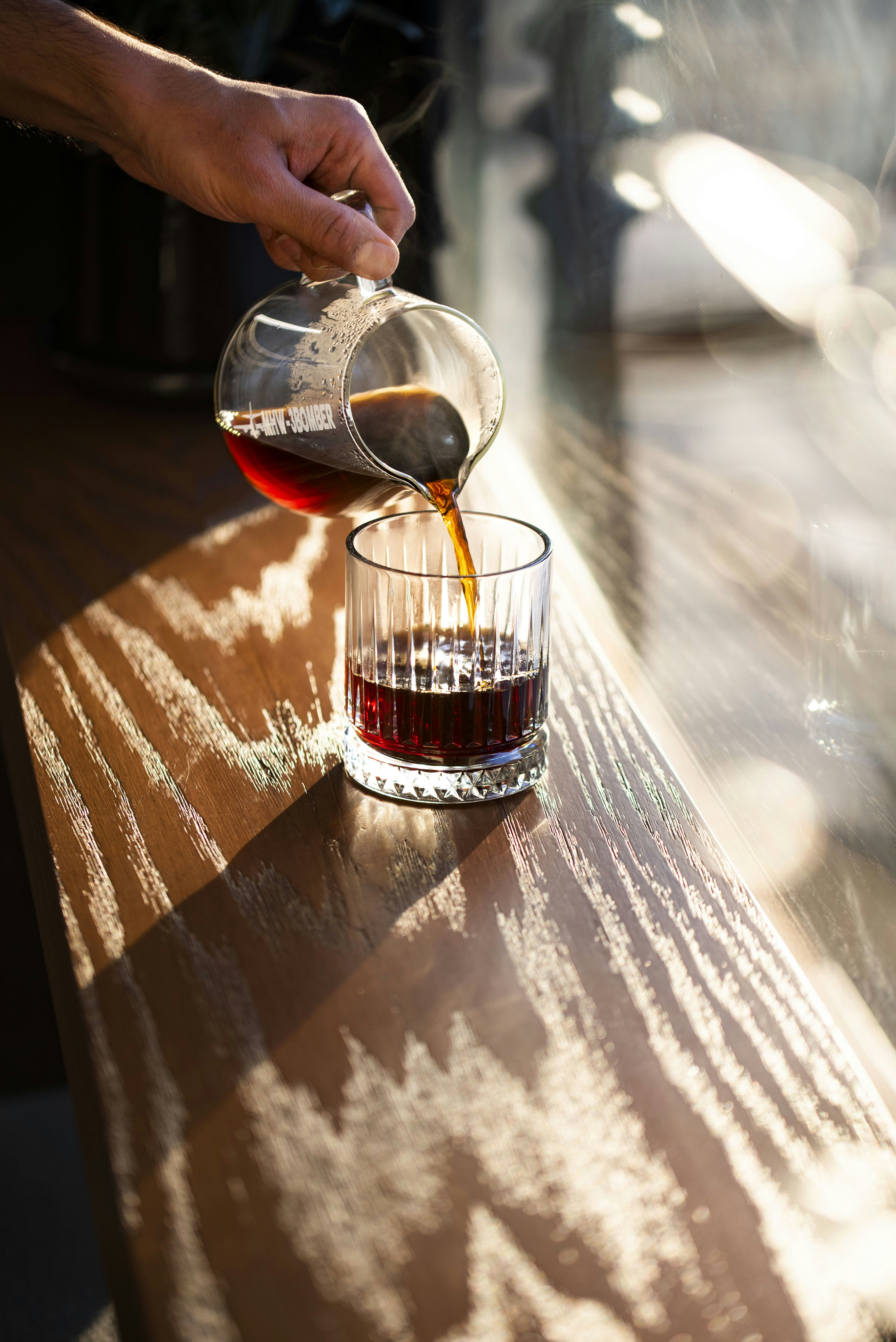 Pouring Elegance: A Moment of Reflection