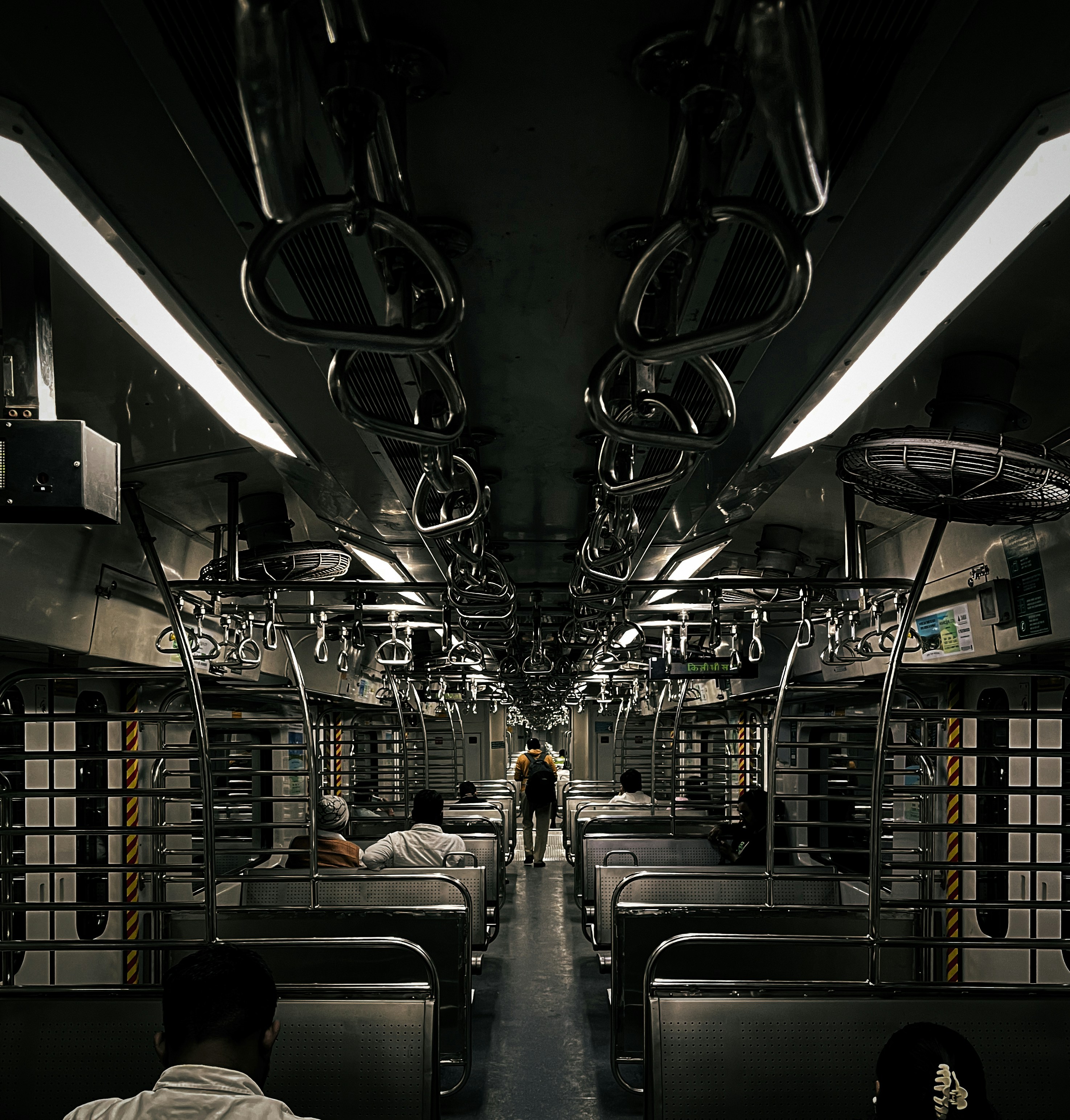 Convergence in Motion: The Railcar's Quiet Vanishing Point