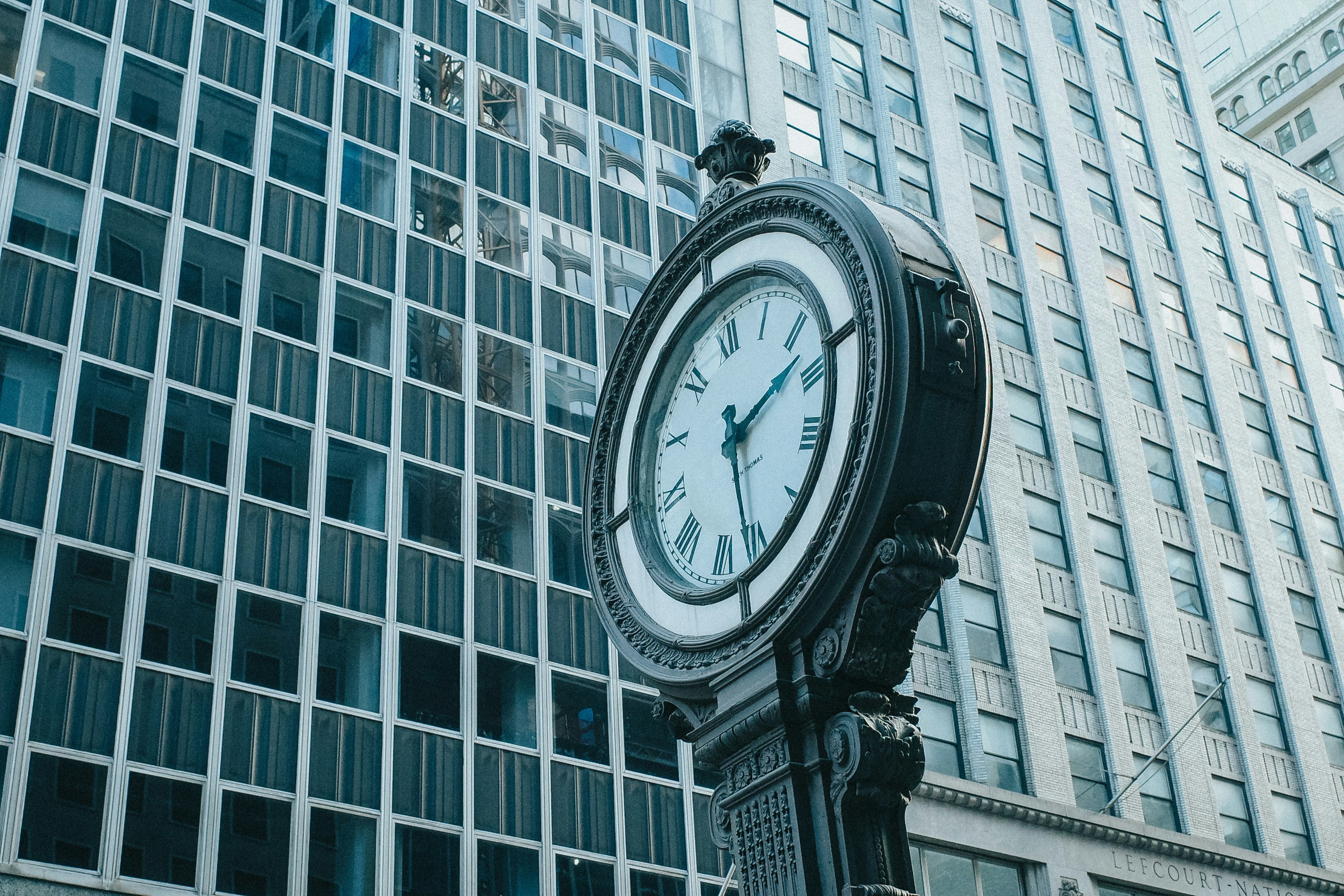 Timekeeper Against the Glass Grid