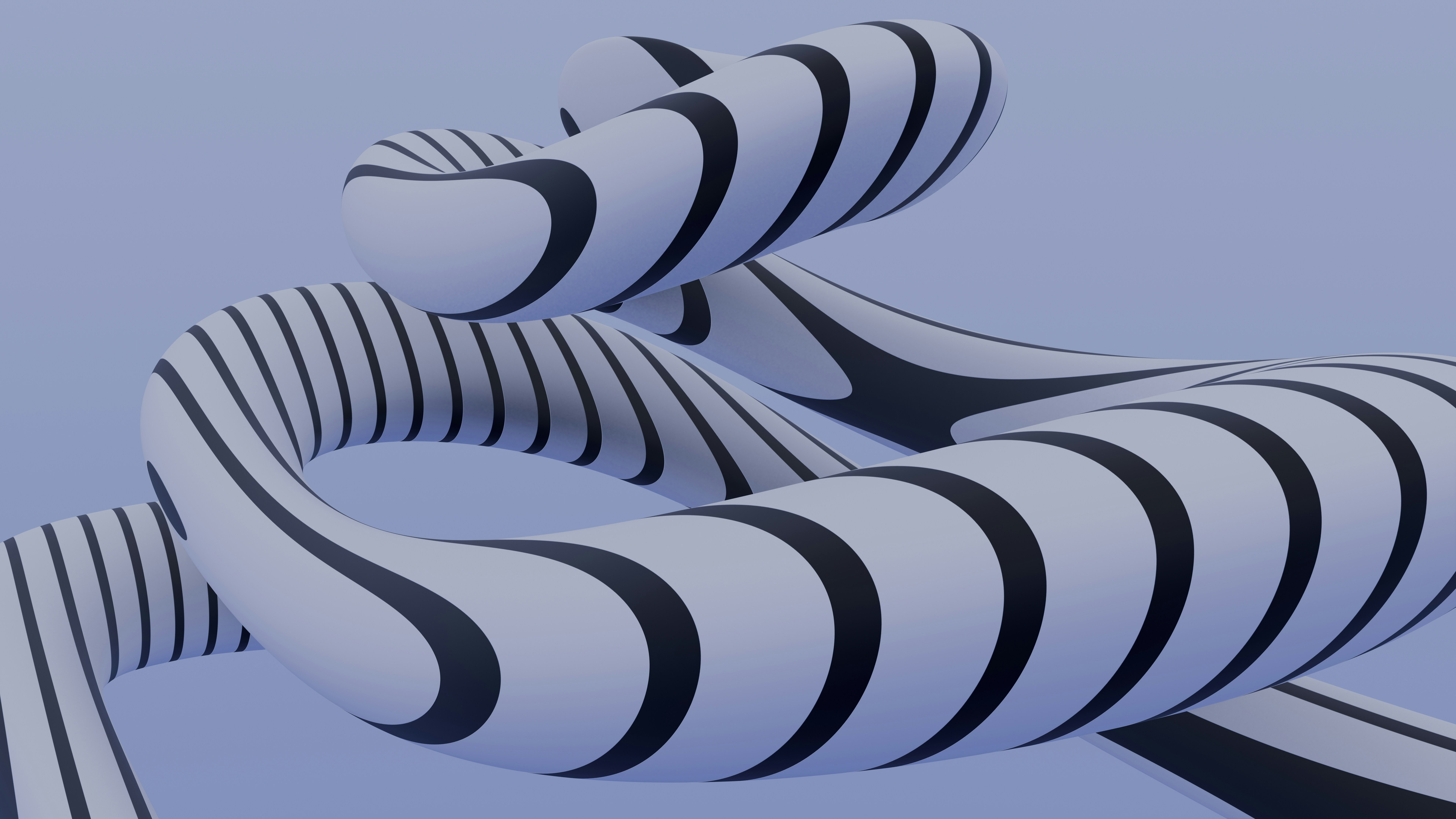 A computer generated image of a curved object photo – Free Art Image on ...