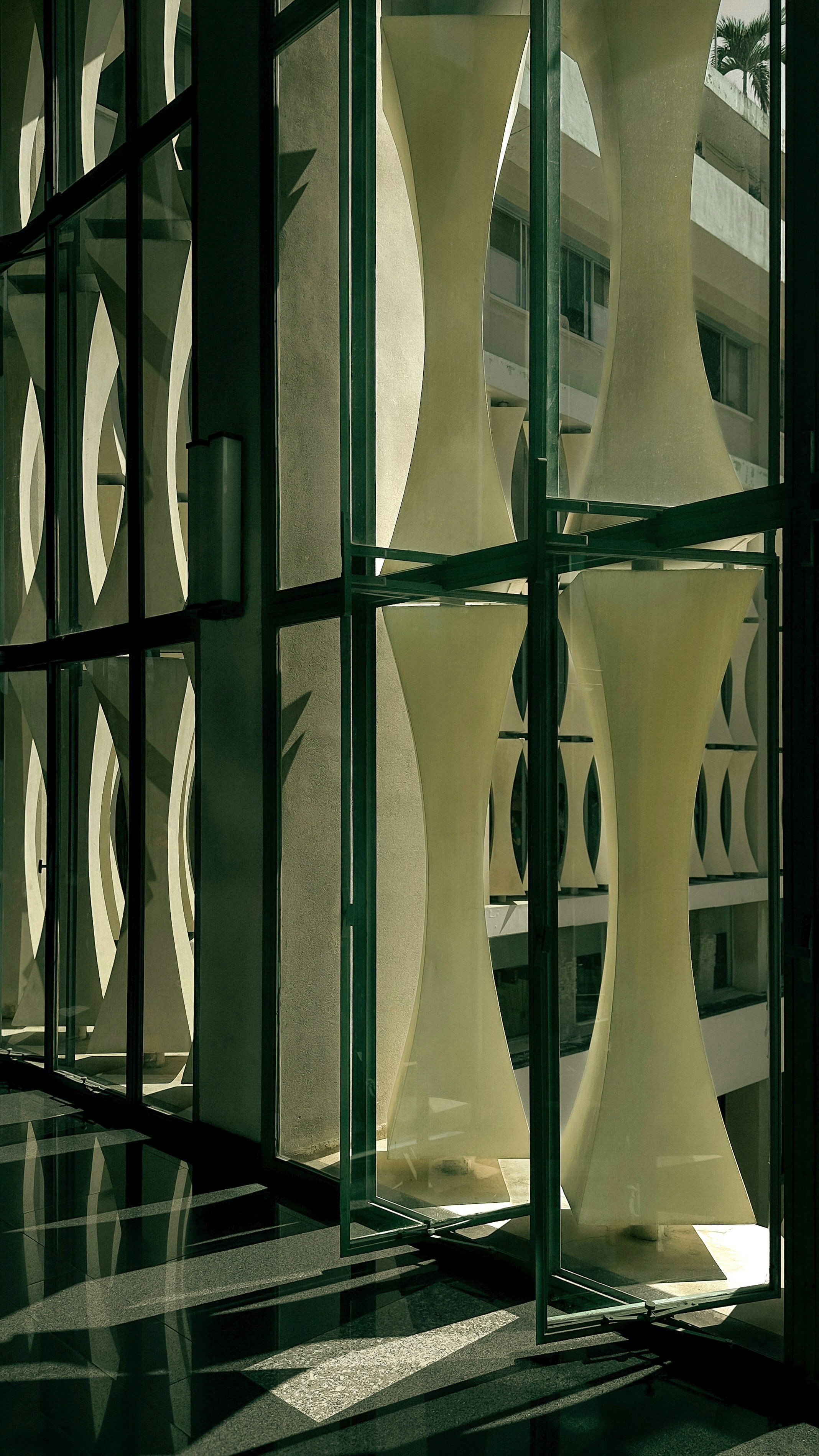 Geometric Symphony in Glass and Light