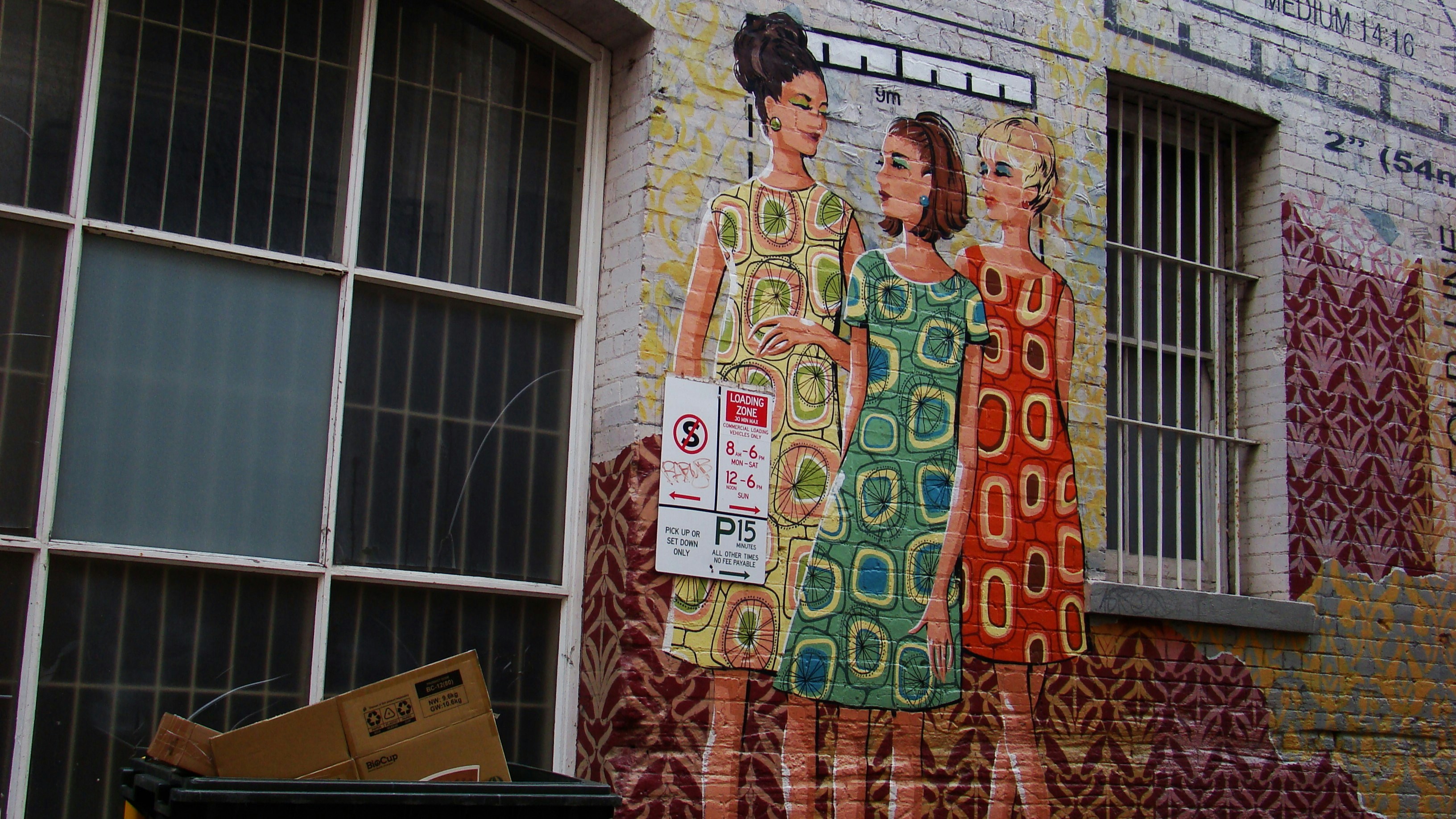 Street art on the streets of Perth western Australia