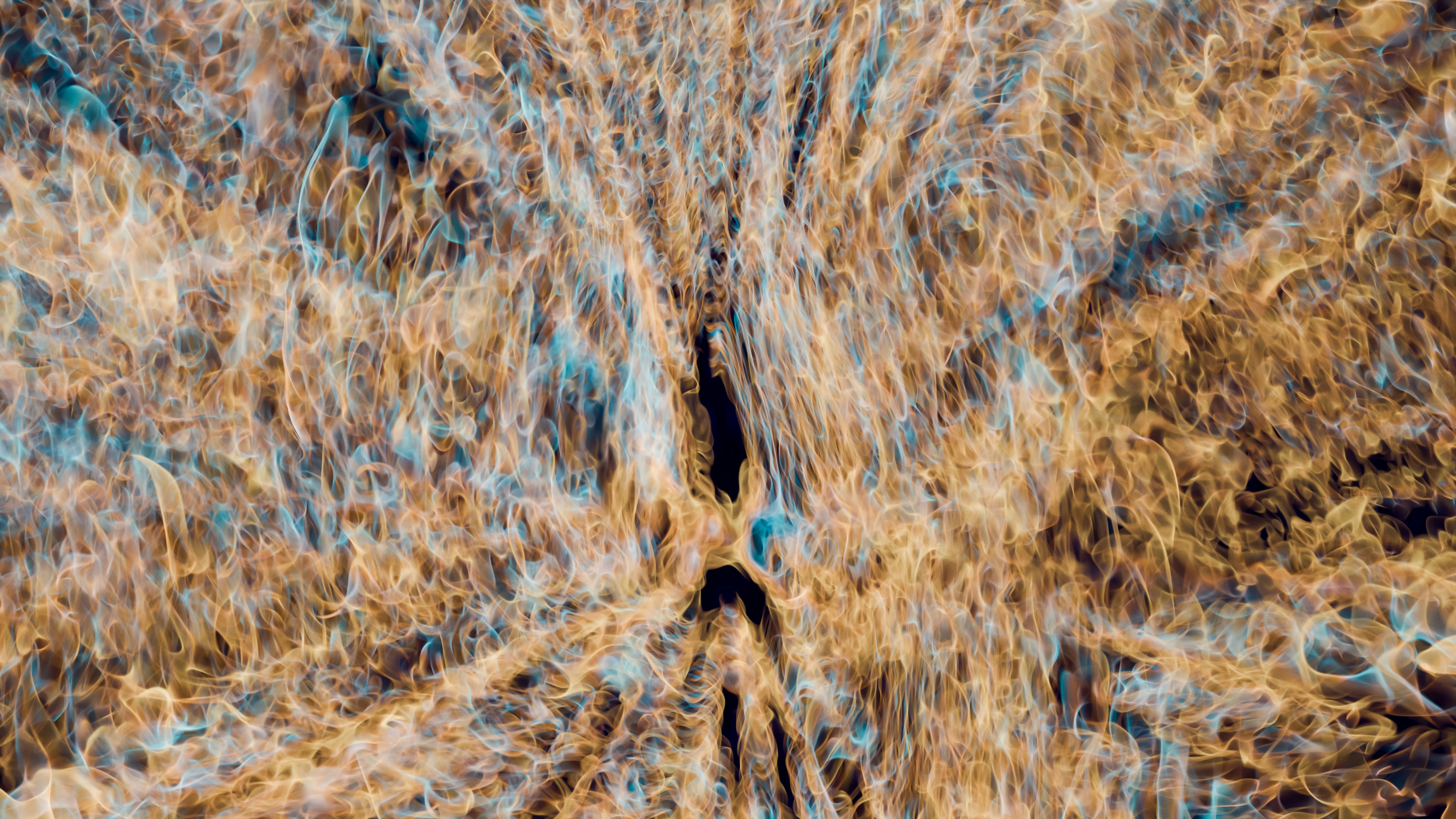 An abstract image of a brown and blue pattern photo – Free Experimental ...