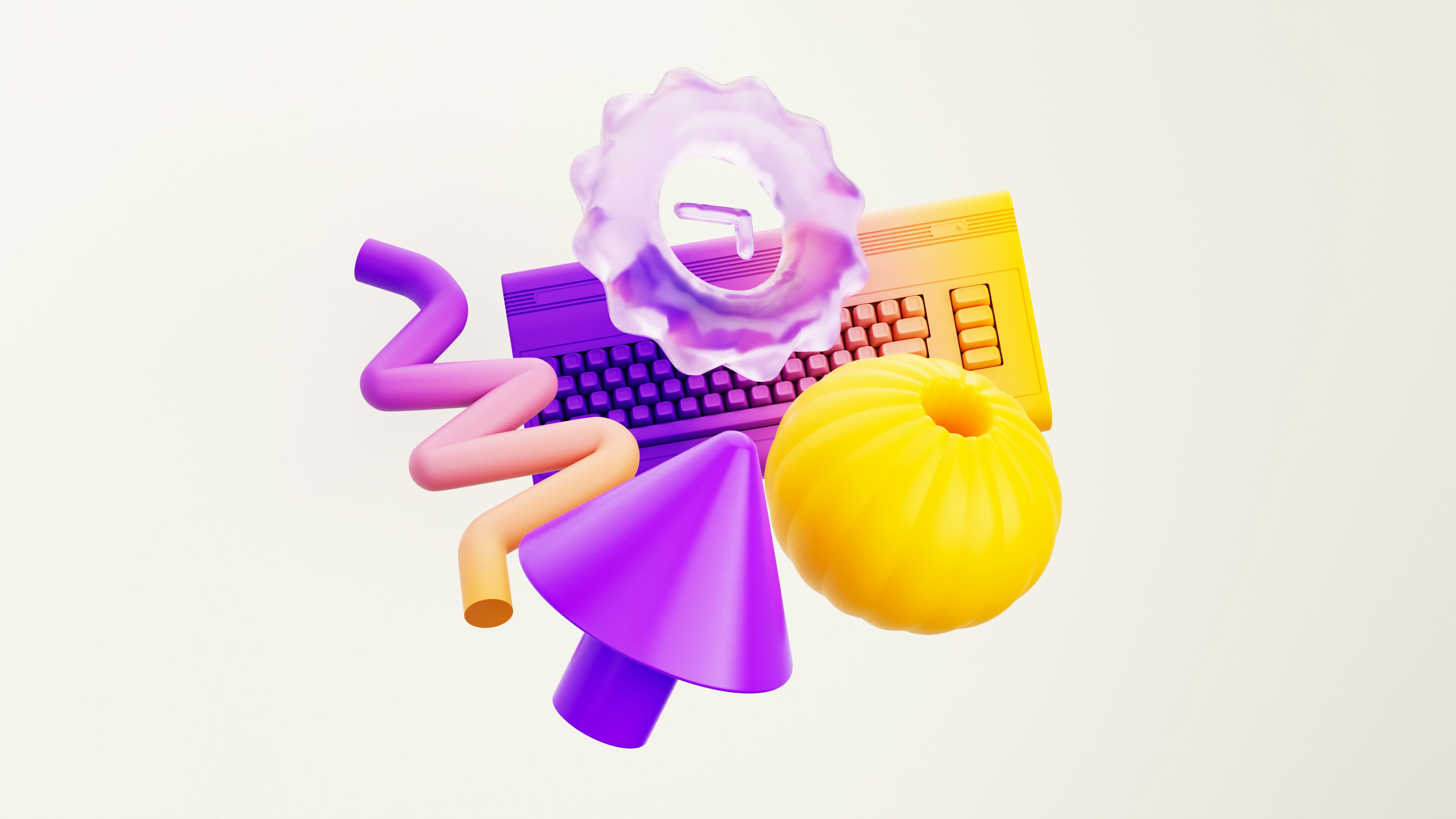 A kite flying through the air with a purple kite photo – Free Purple ...