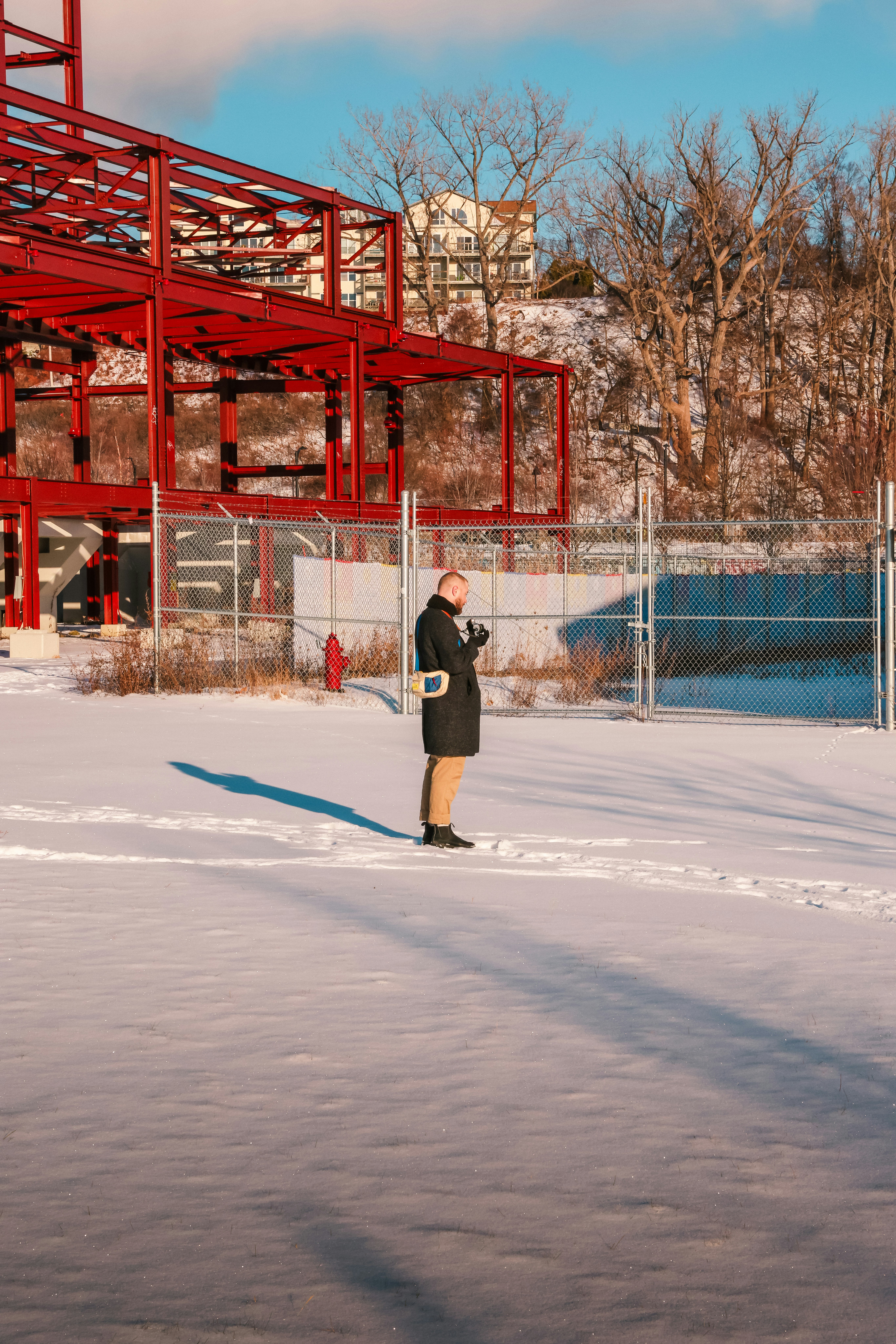 Solitary Capture Amidst Urban Development