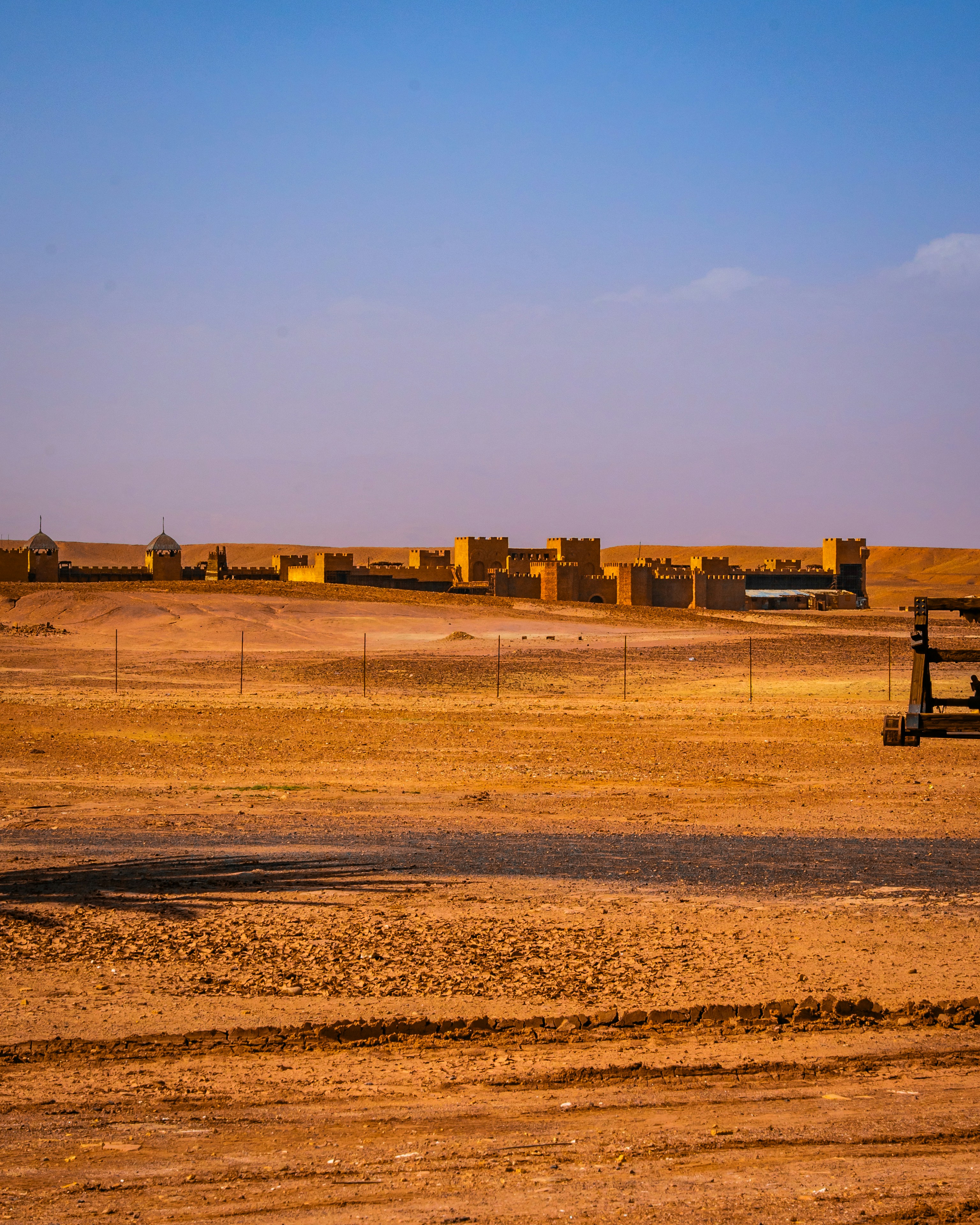 Citadel Line on a Desert Horizon