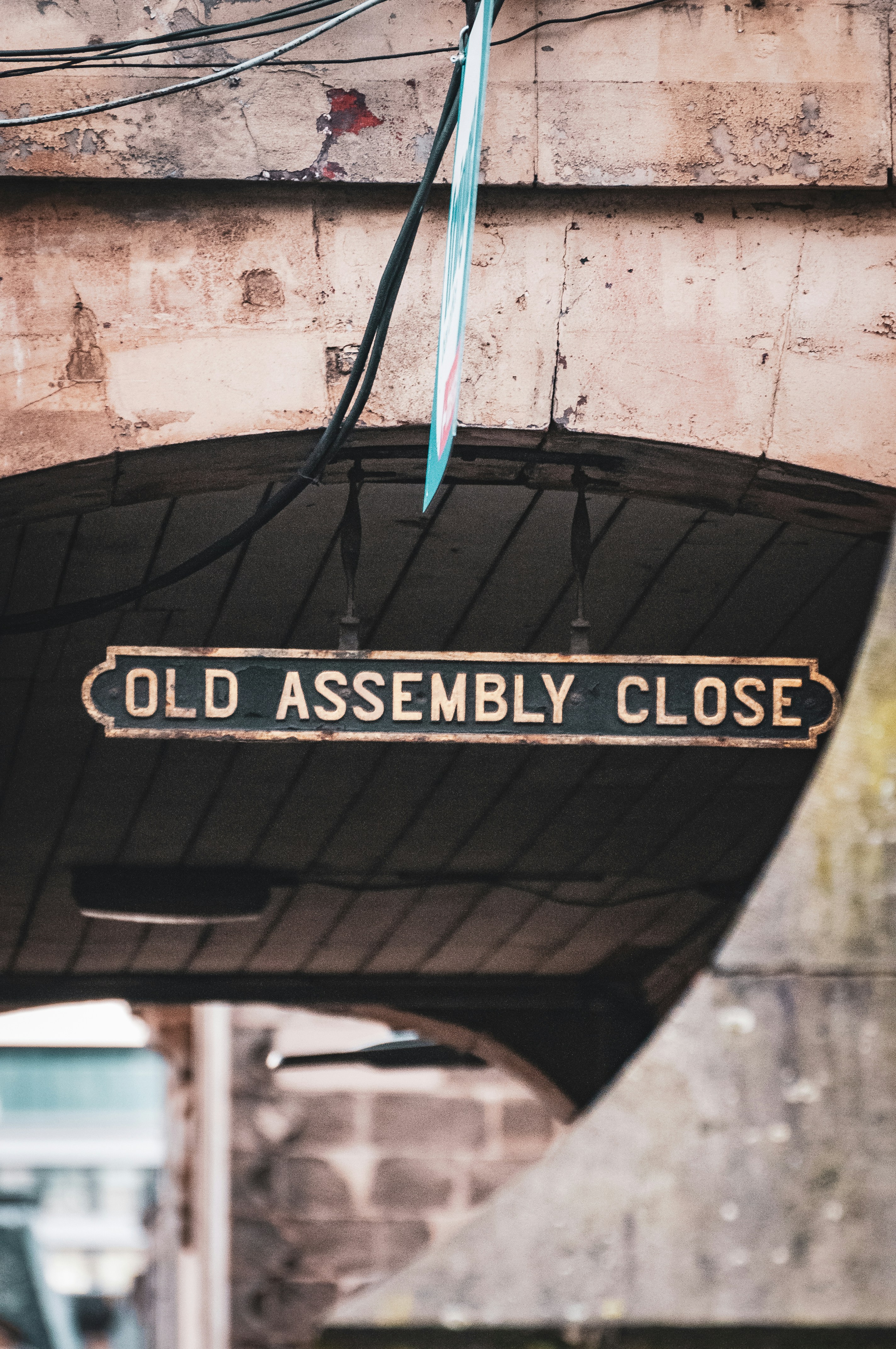 Old Assembly Close: A Weathered Arch Speaks of Urban Passage