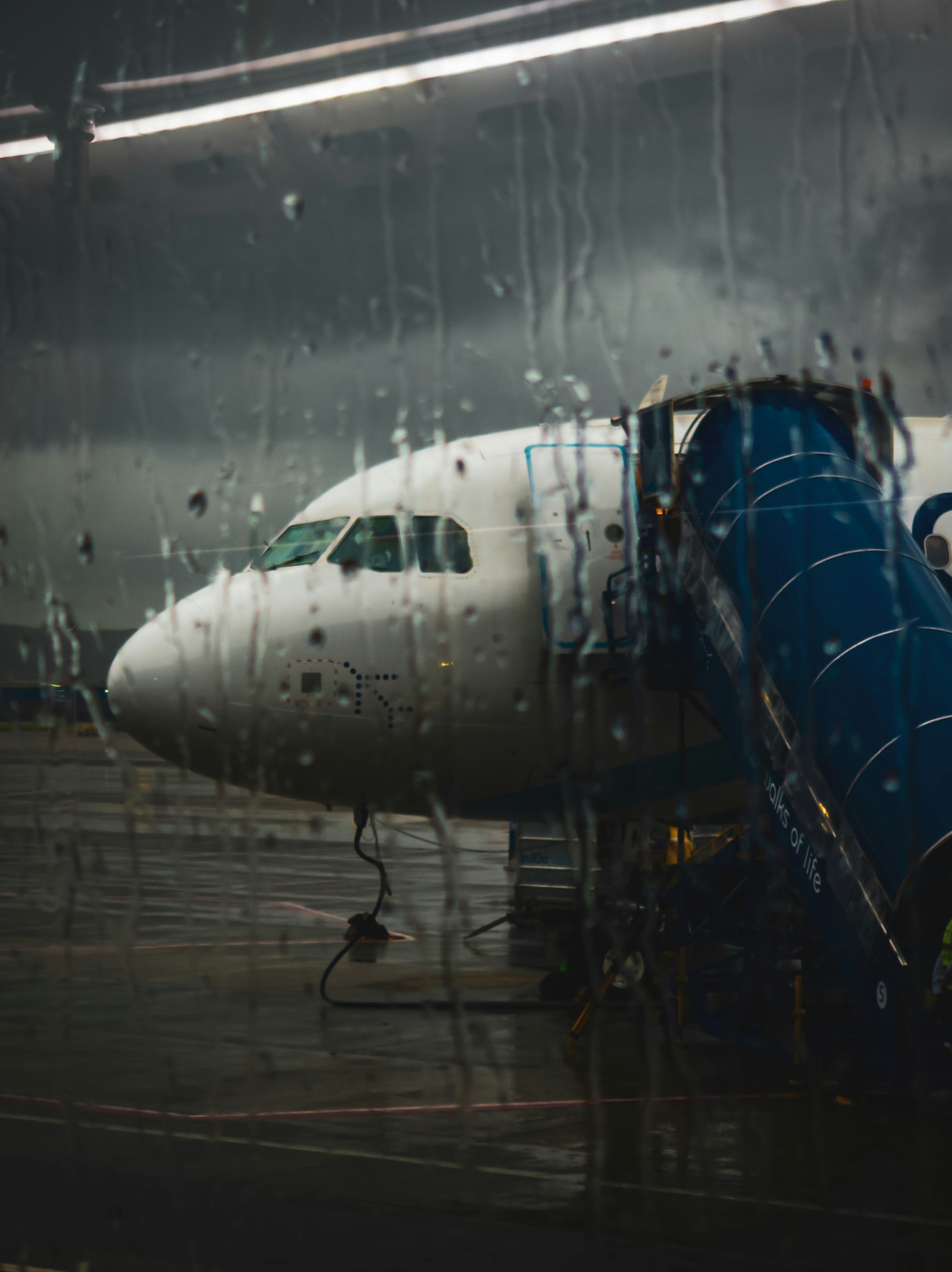 Rainy Aesthetic Airplane