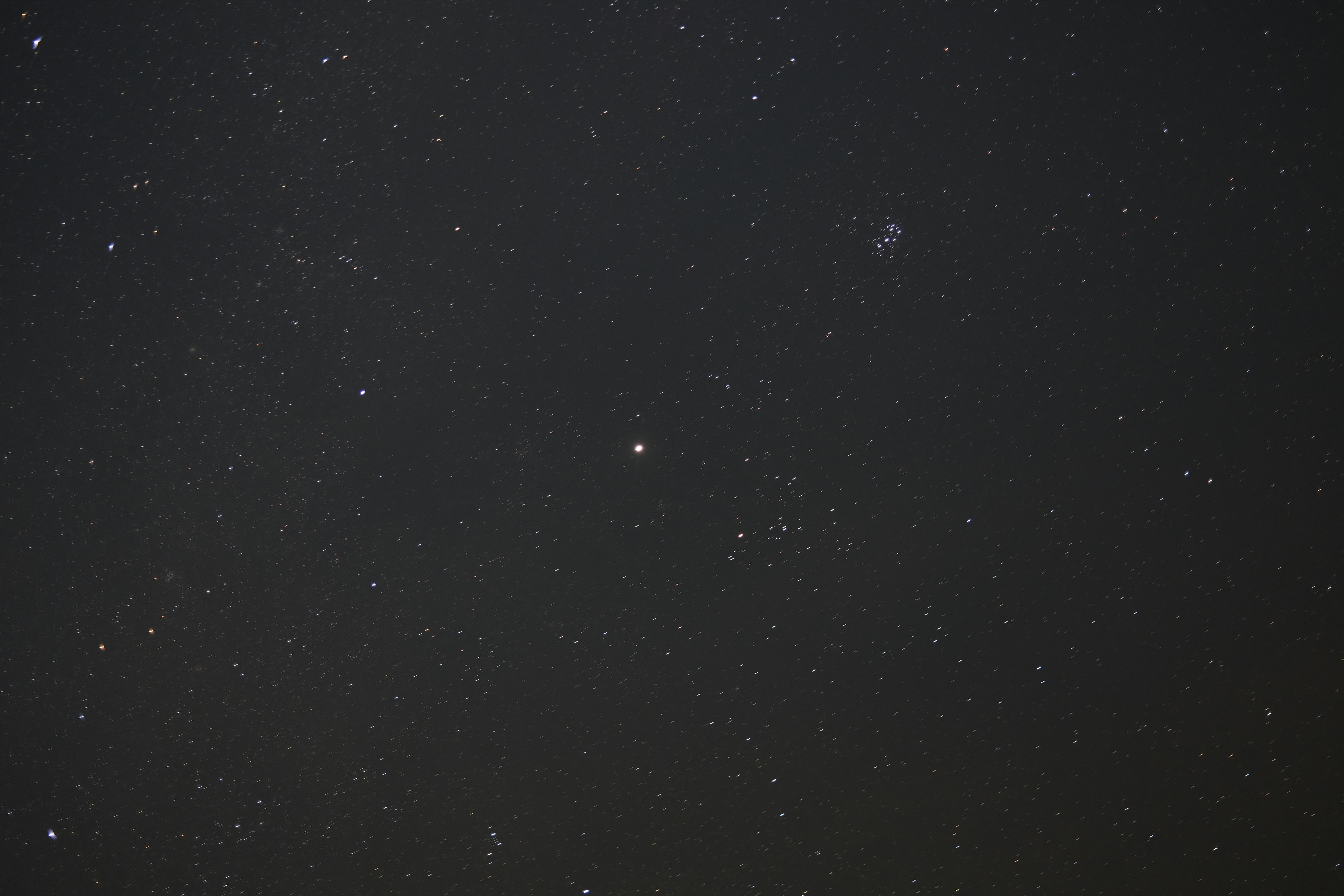 A night sky with stars and a street light photo – Free Nature Image on ...