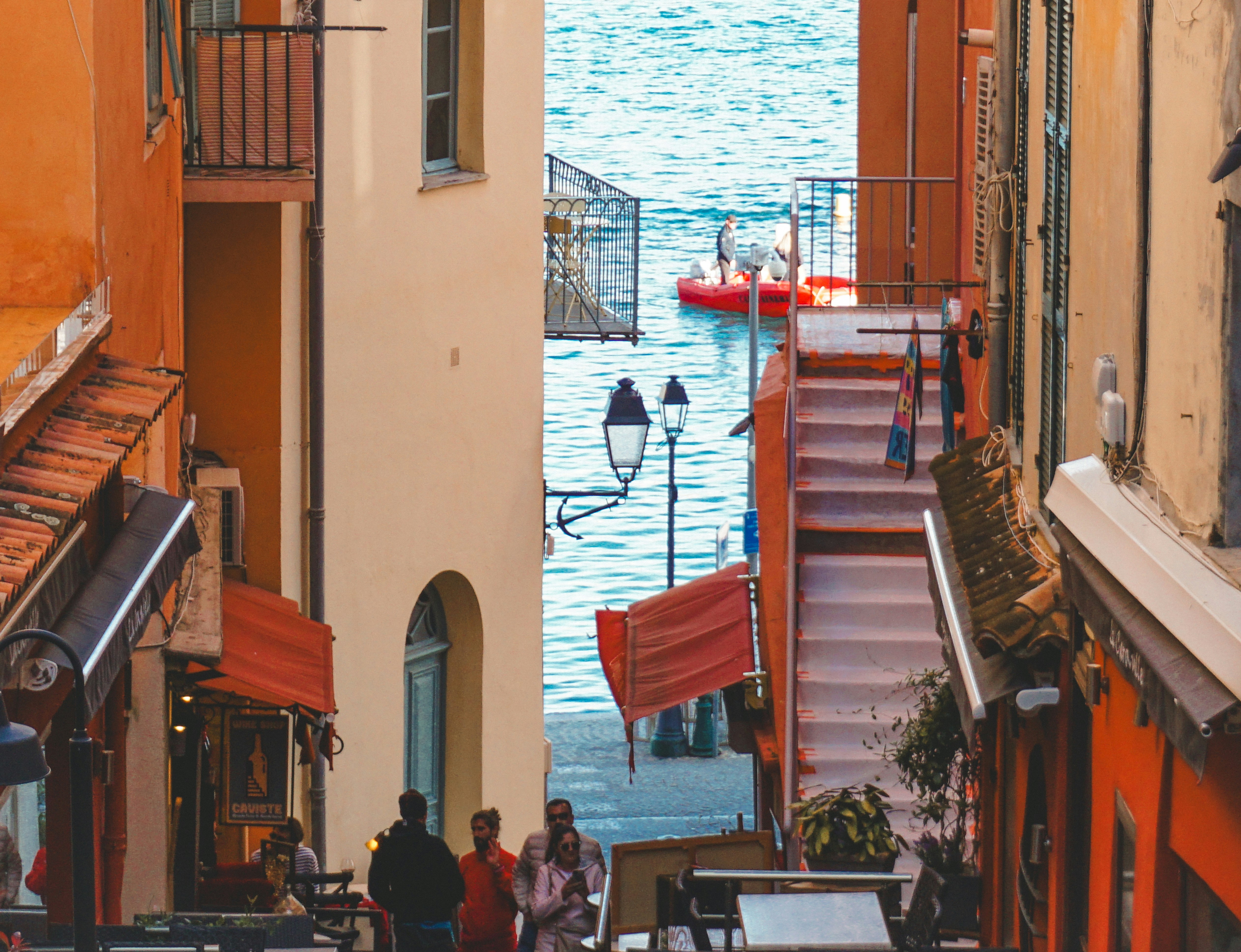 Seaside Alleyway Vibrance
