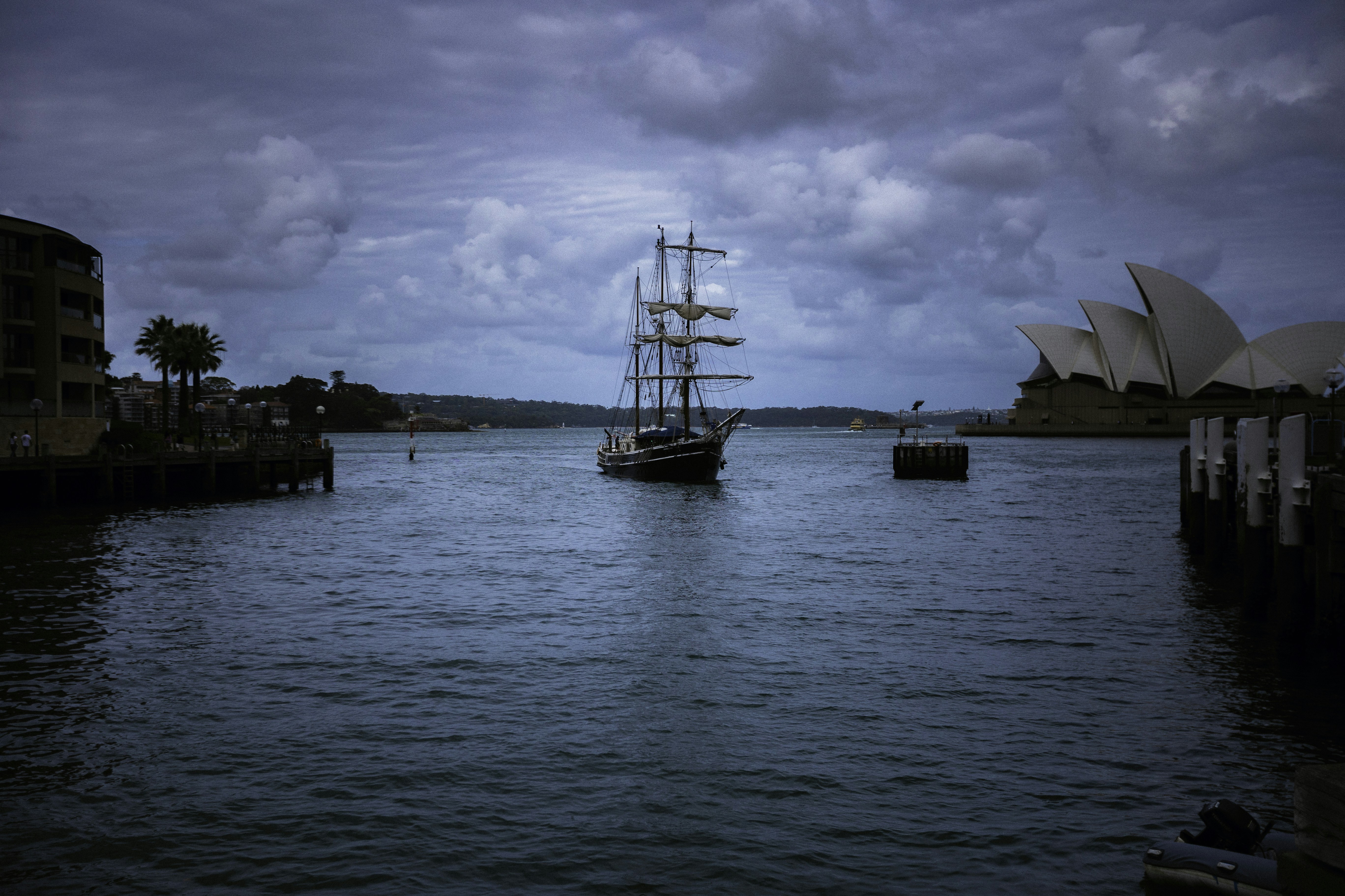 Sails of Heritage Amidst Modern Icons