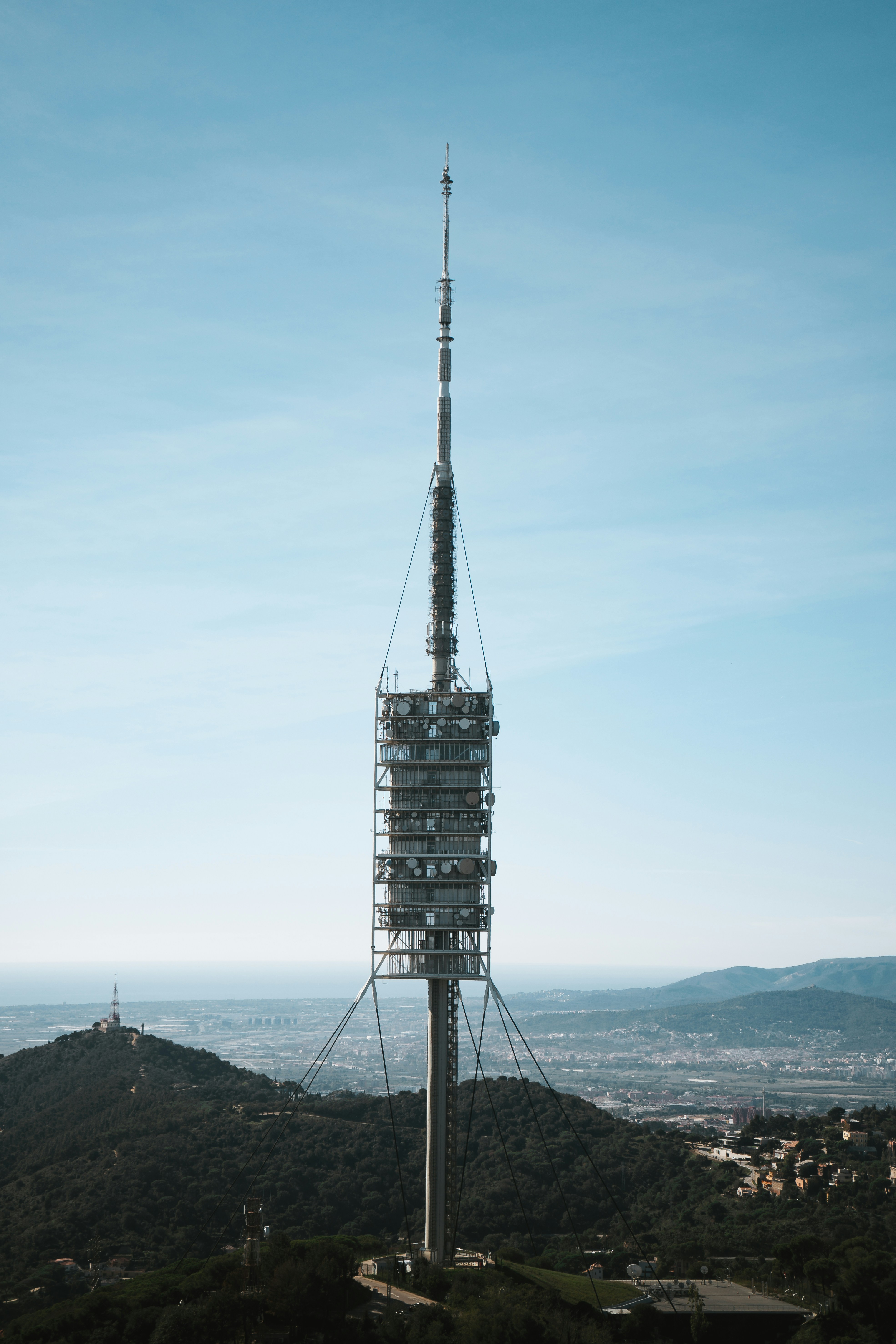 A very tall tower sitting on top of a hill photo – Free Barcelona Image ...