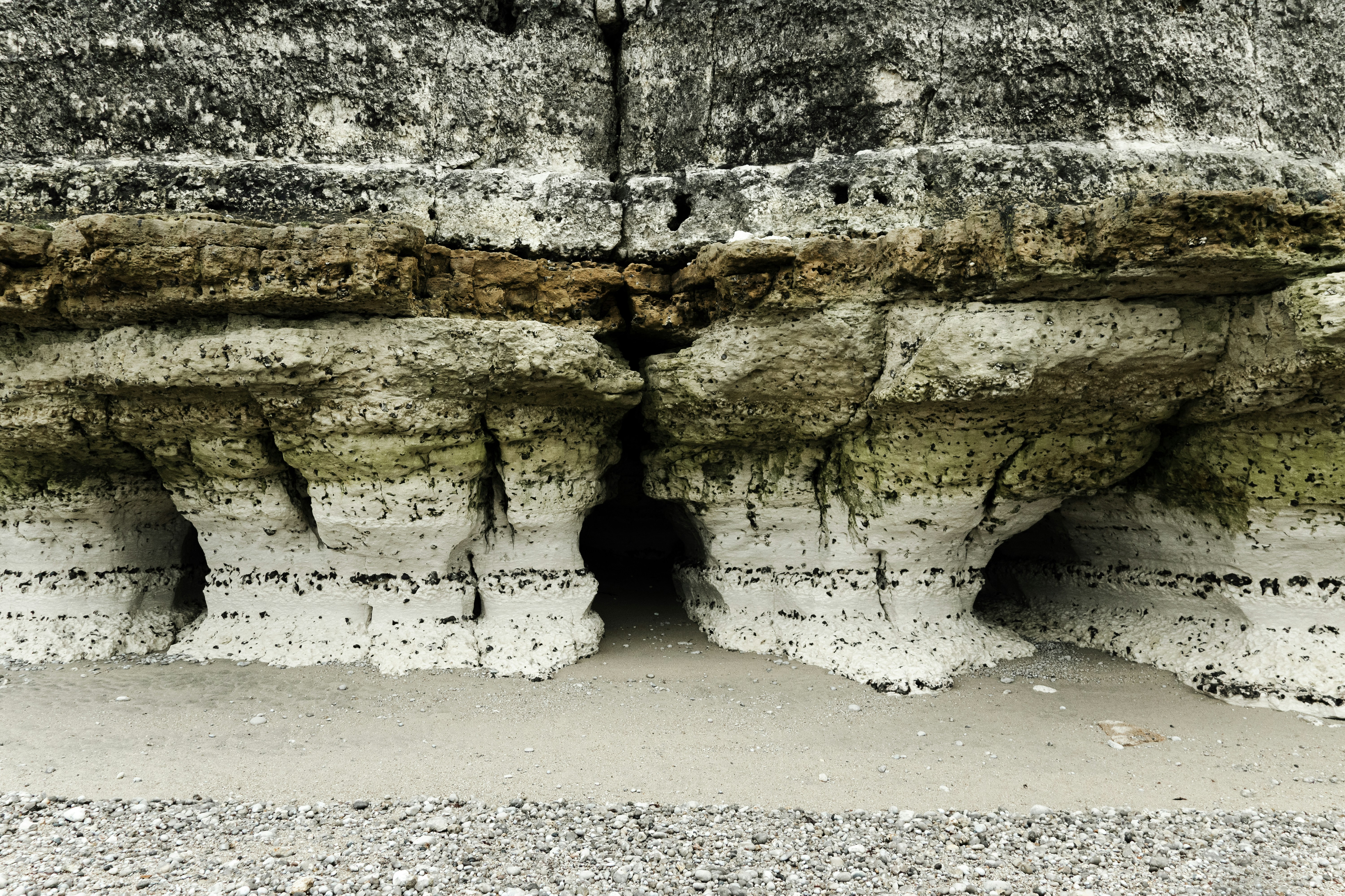 Echoes in the Chalk: Sea-Cave Hollows along the Shore