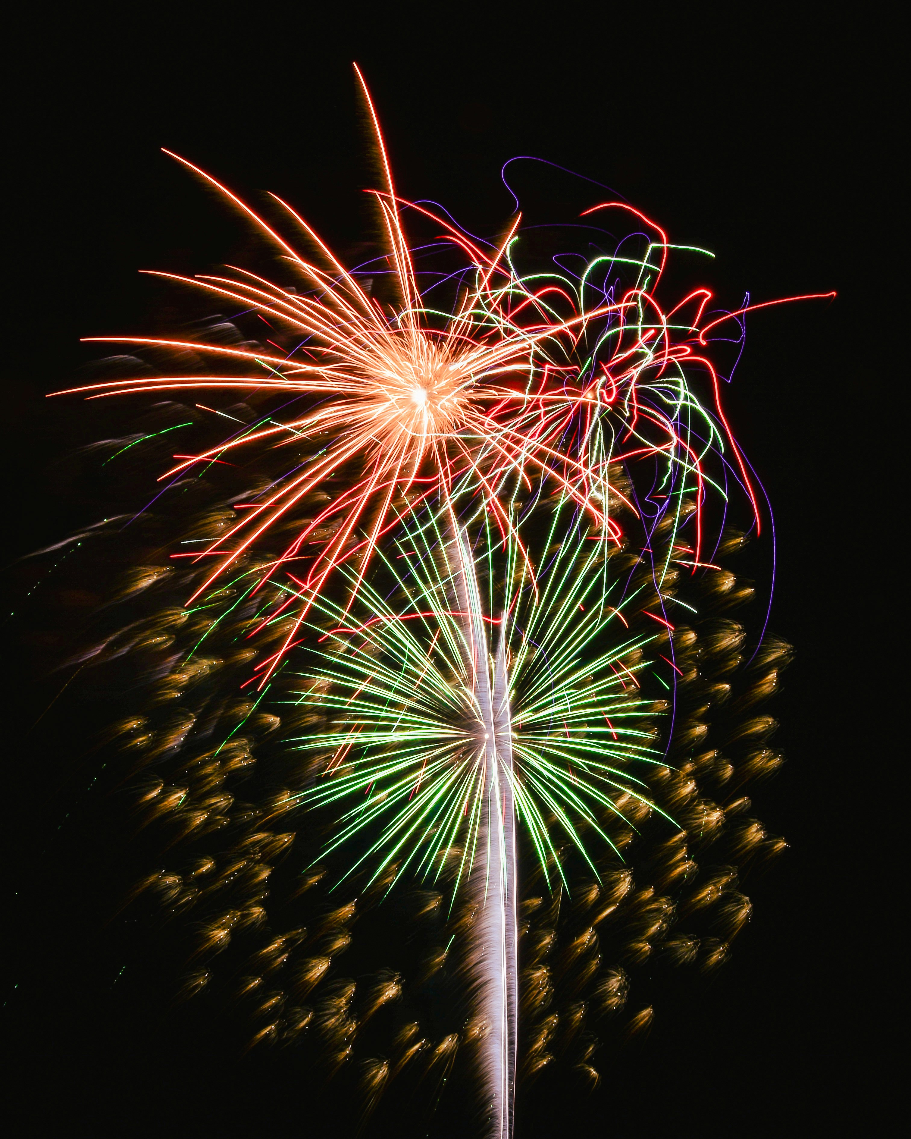 A colorful fireworks display in the night sky photo – Free Fireworks ...
