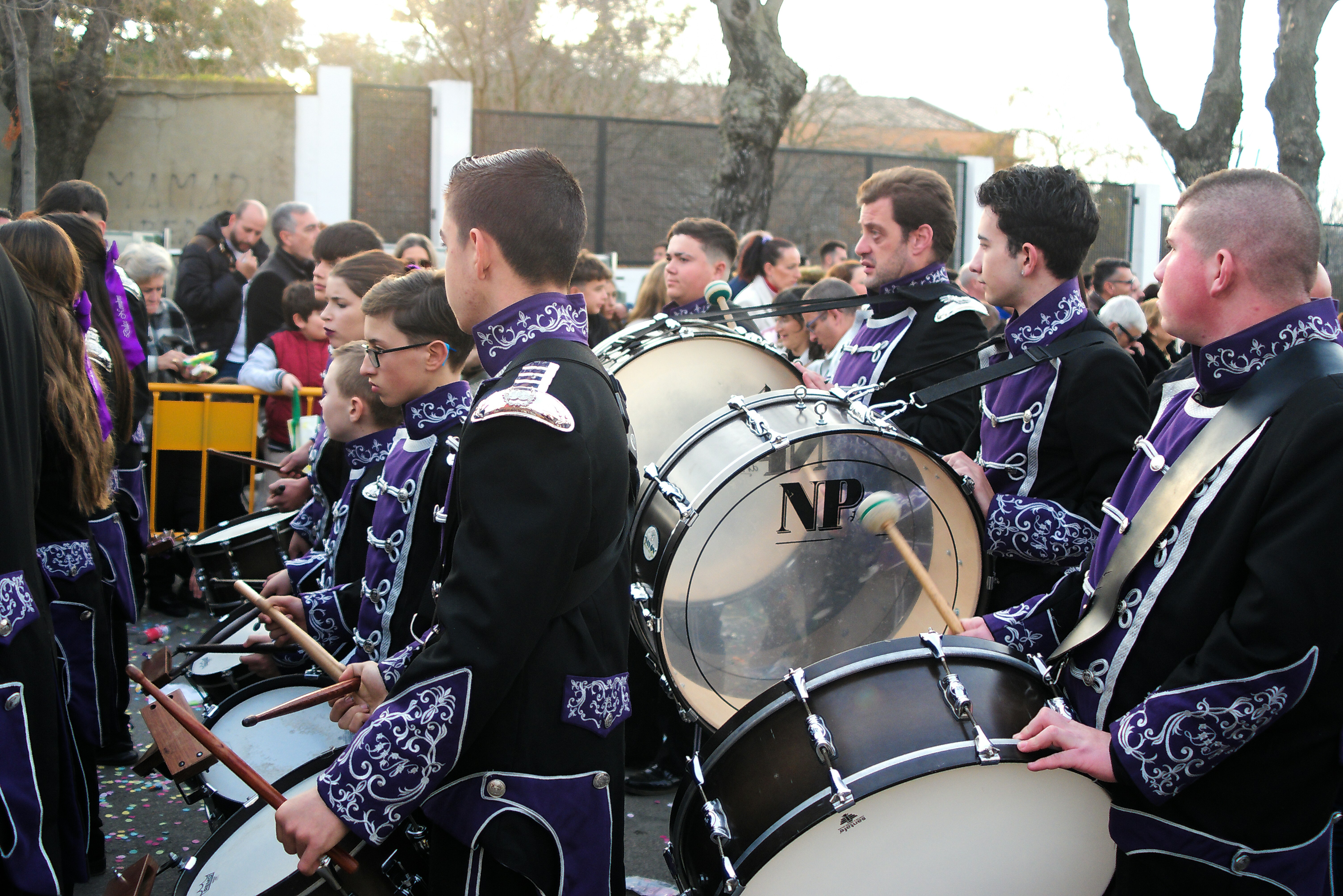 A group of men in uniform playing drums photo – Free Human Image on ...