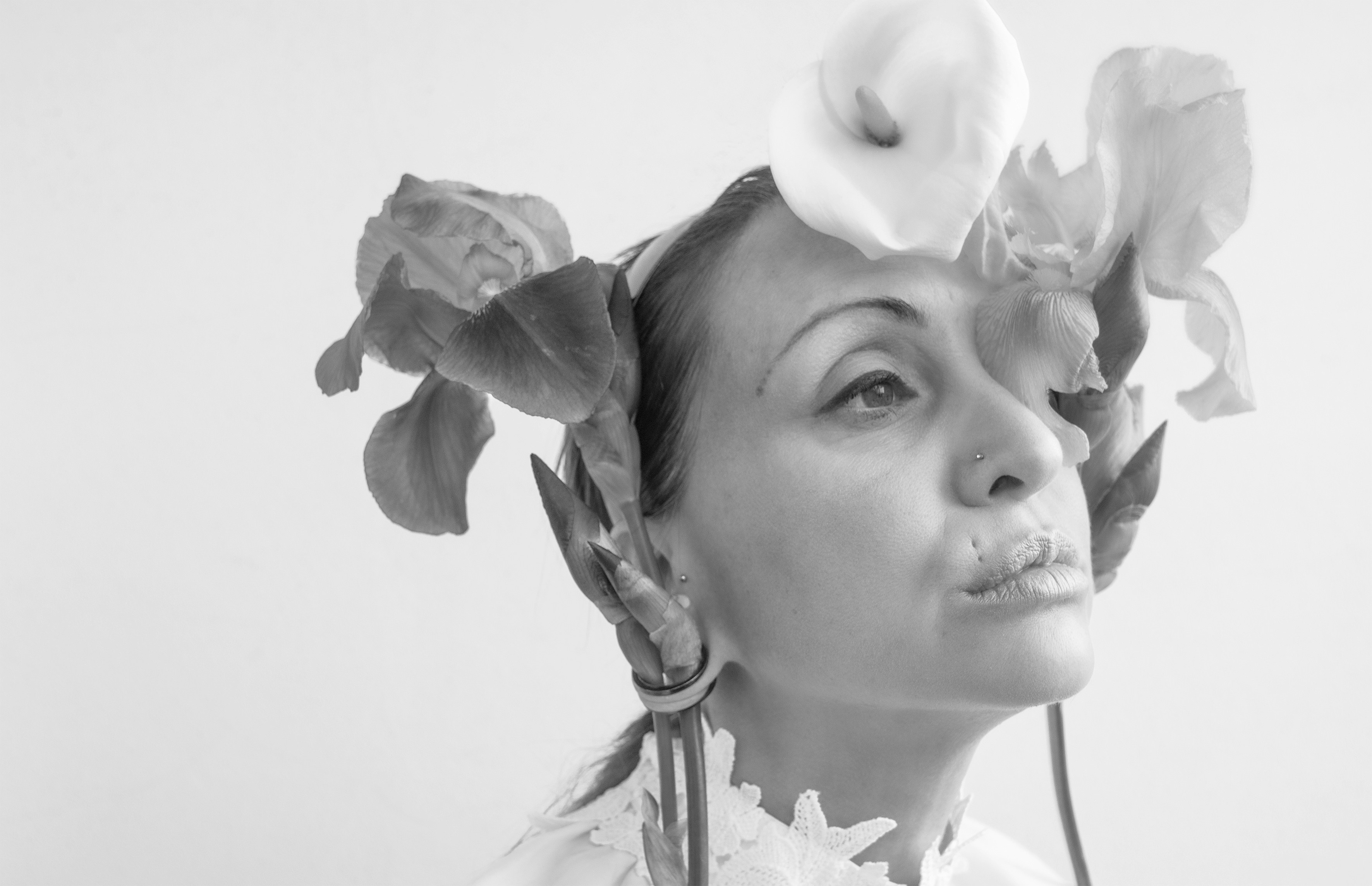 Botanical Elegance in Monochrome