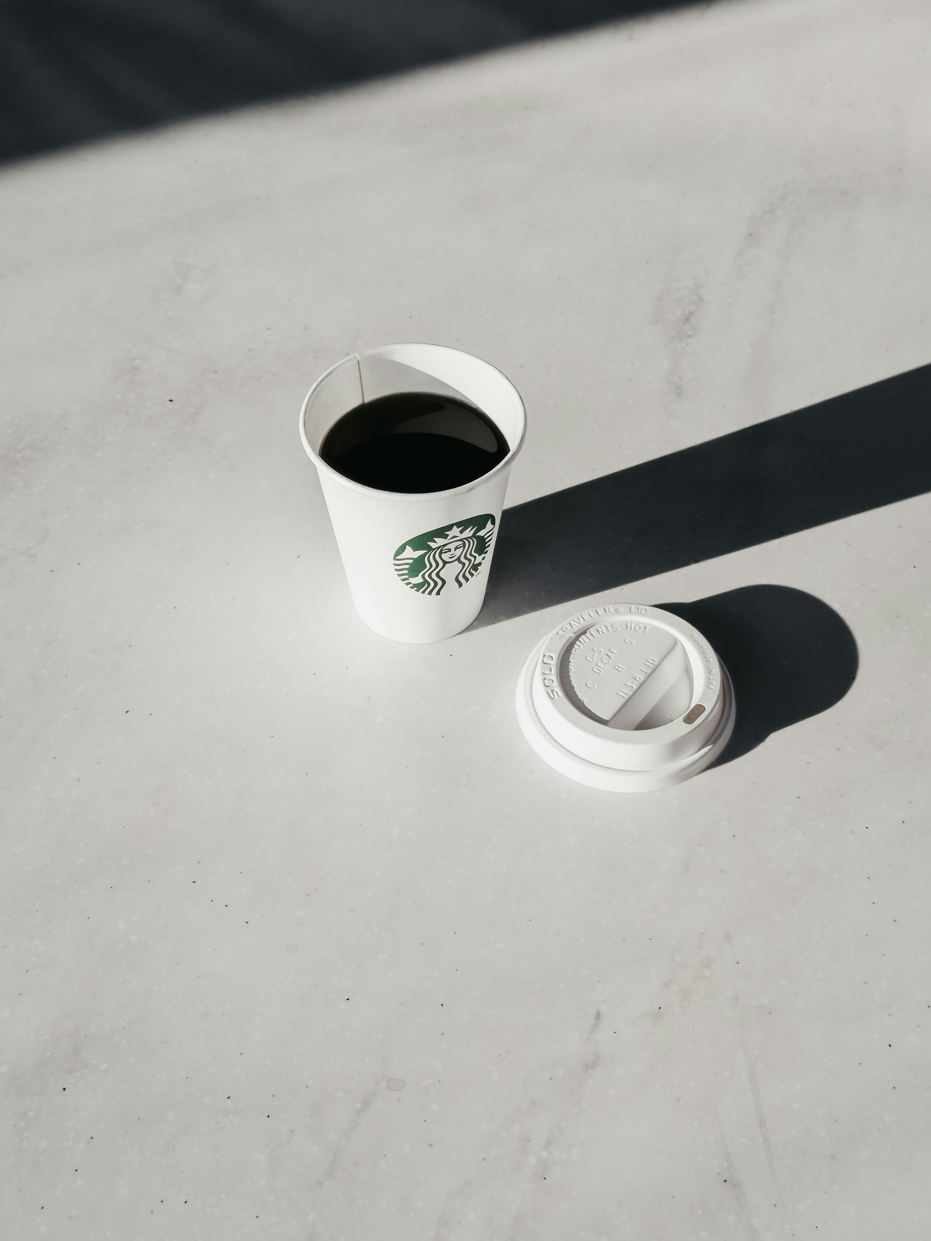 Serene Morning Brew on Marble CanvasBRUNO CERVERA