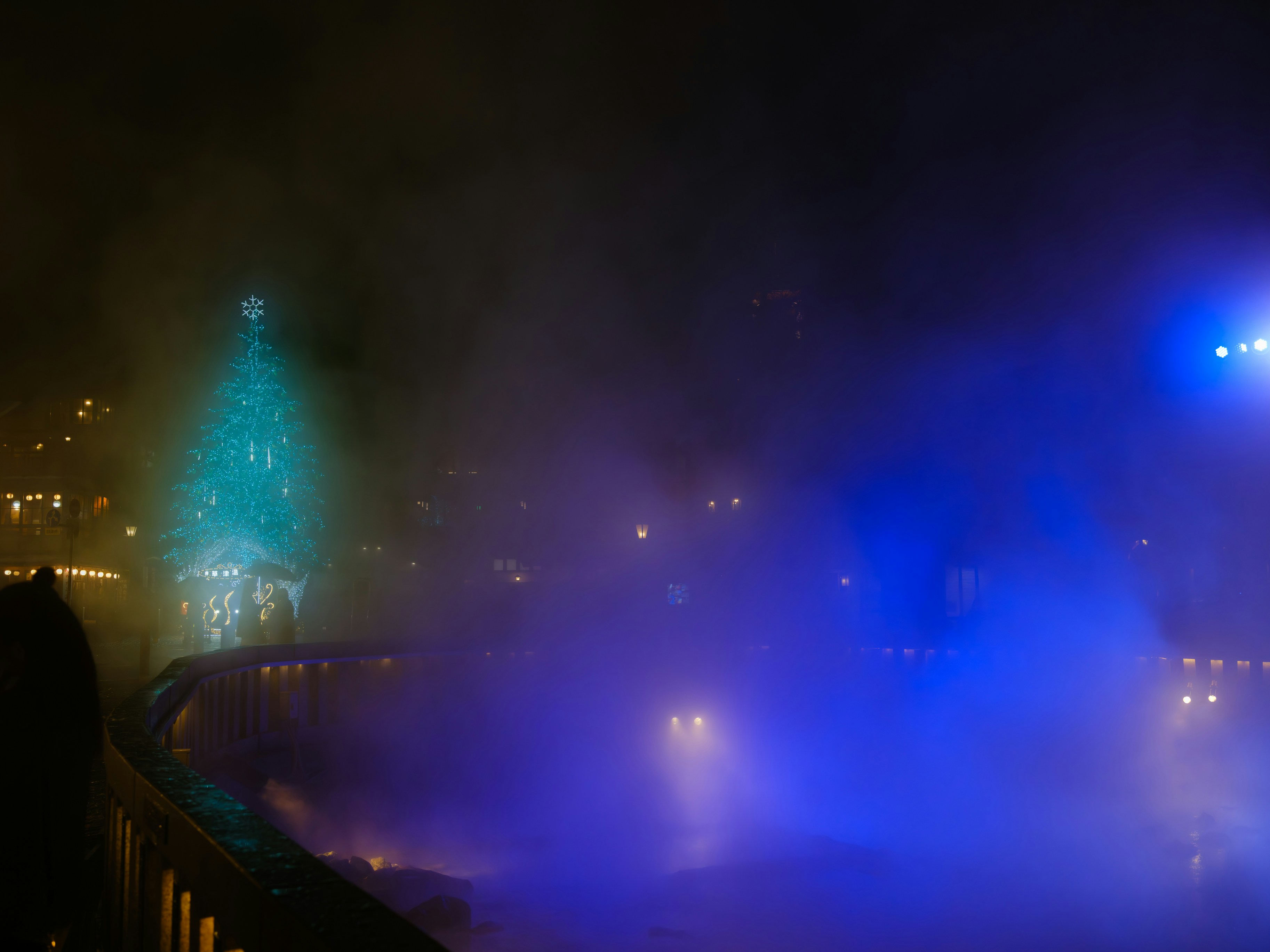 Enigmatic Glow: A Nighttime Symphony of Colors