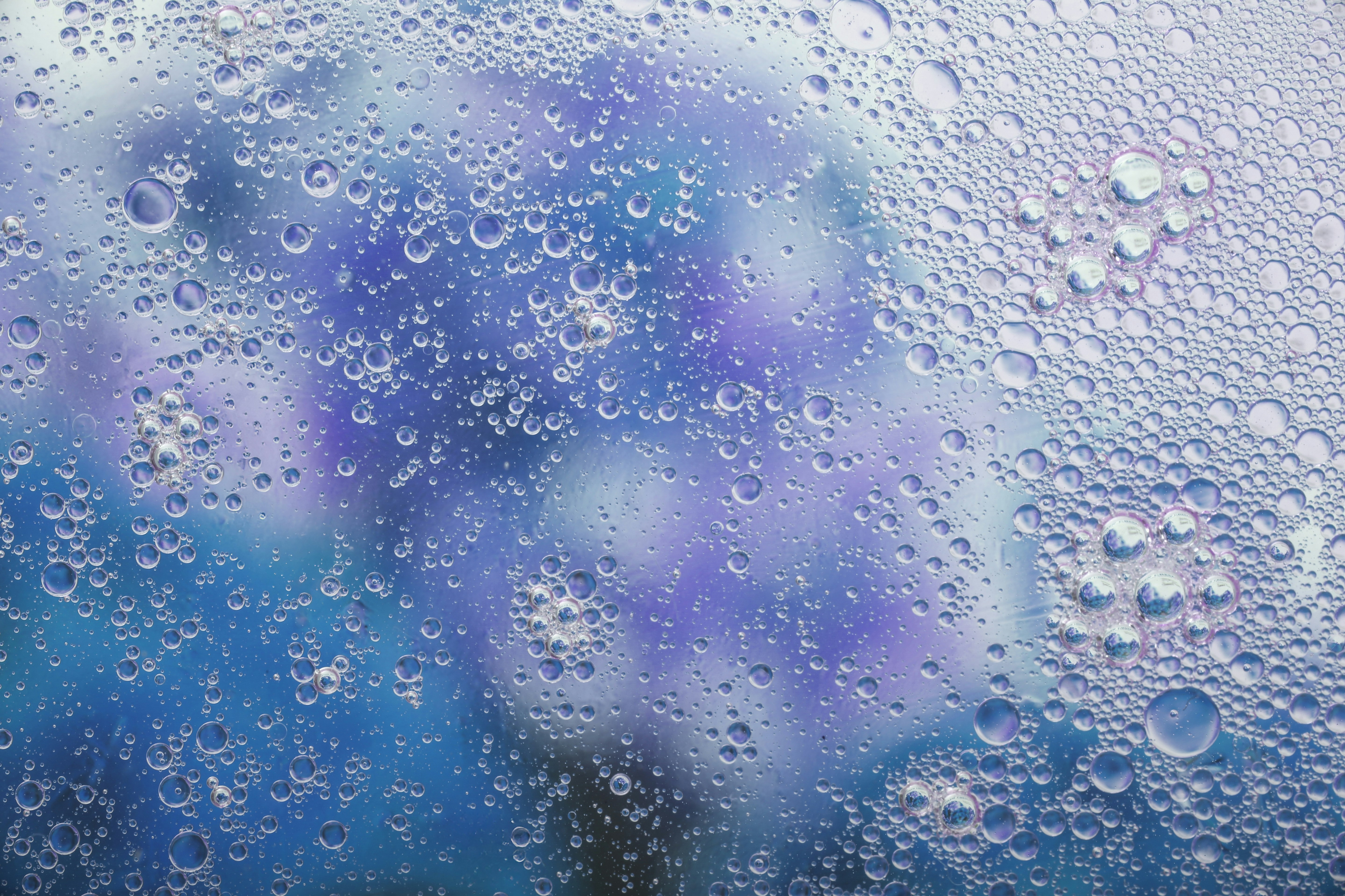 A close up of water droplets on a window photo – Free Texture Image on ...