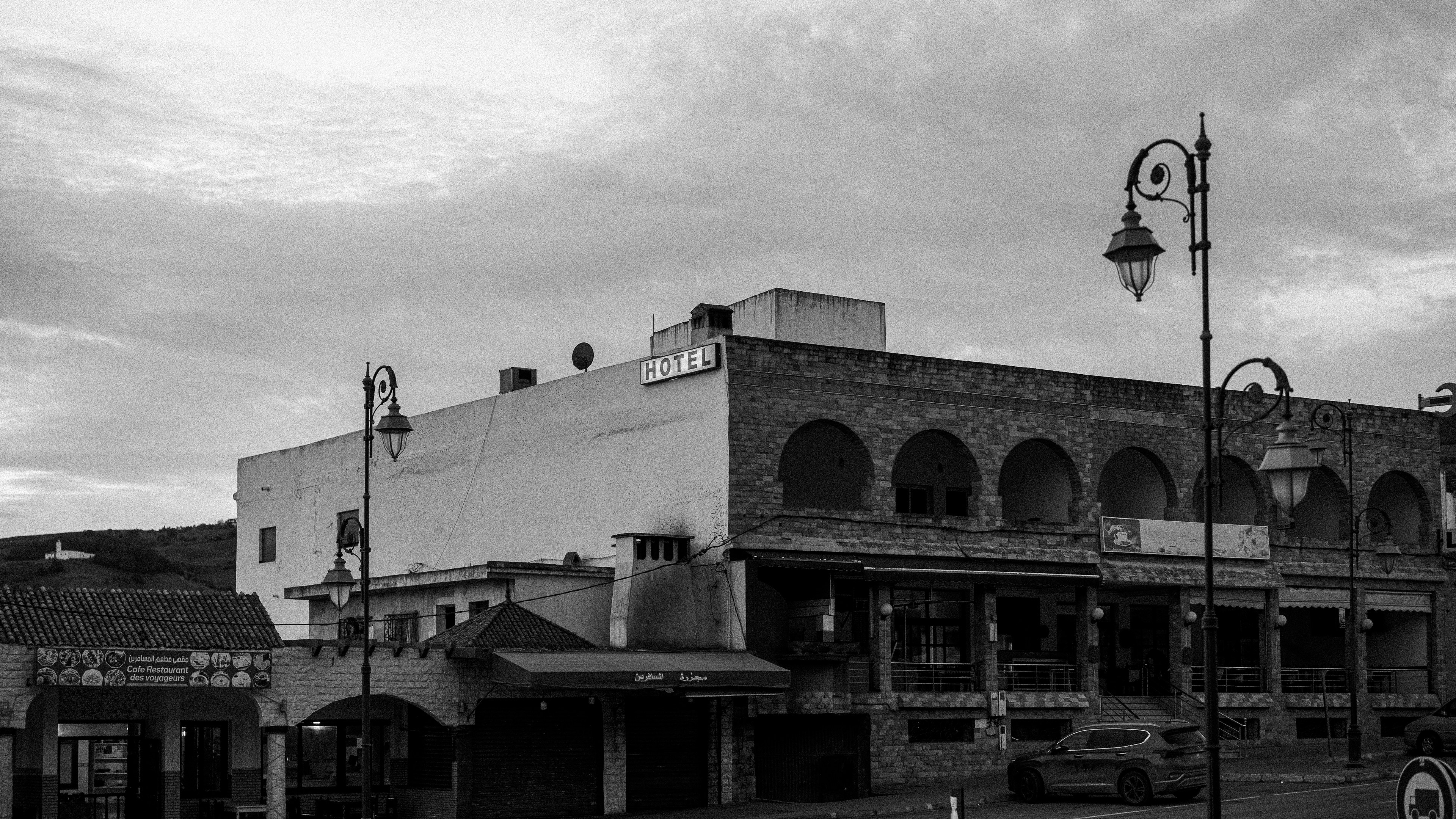 Echoes of Time: The Historic Hotel Facade