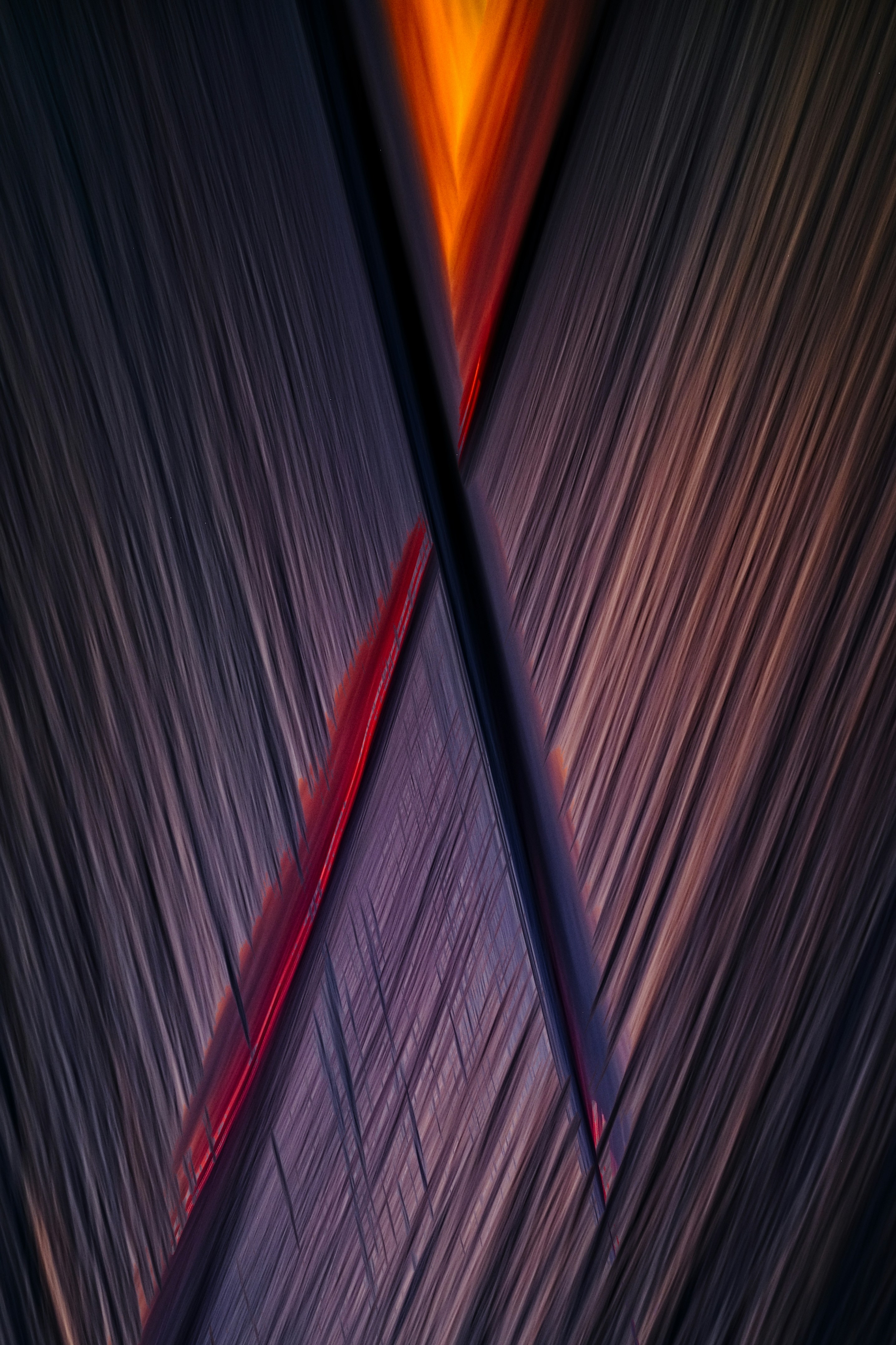 A blurry photo of a red and orange object photo – Free Experimental ...