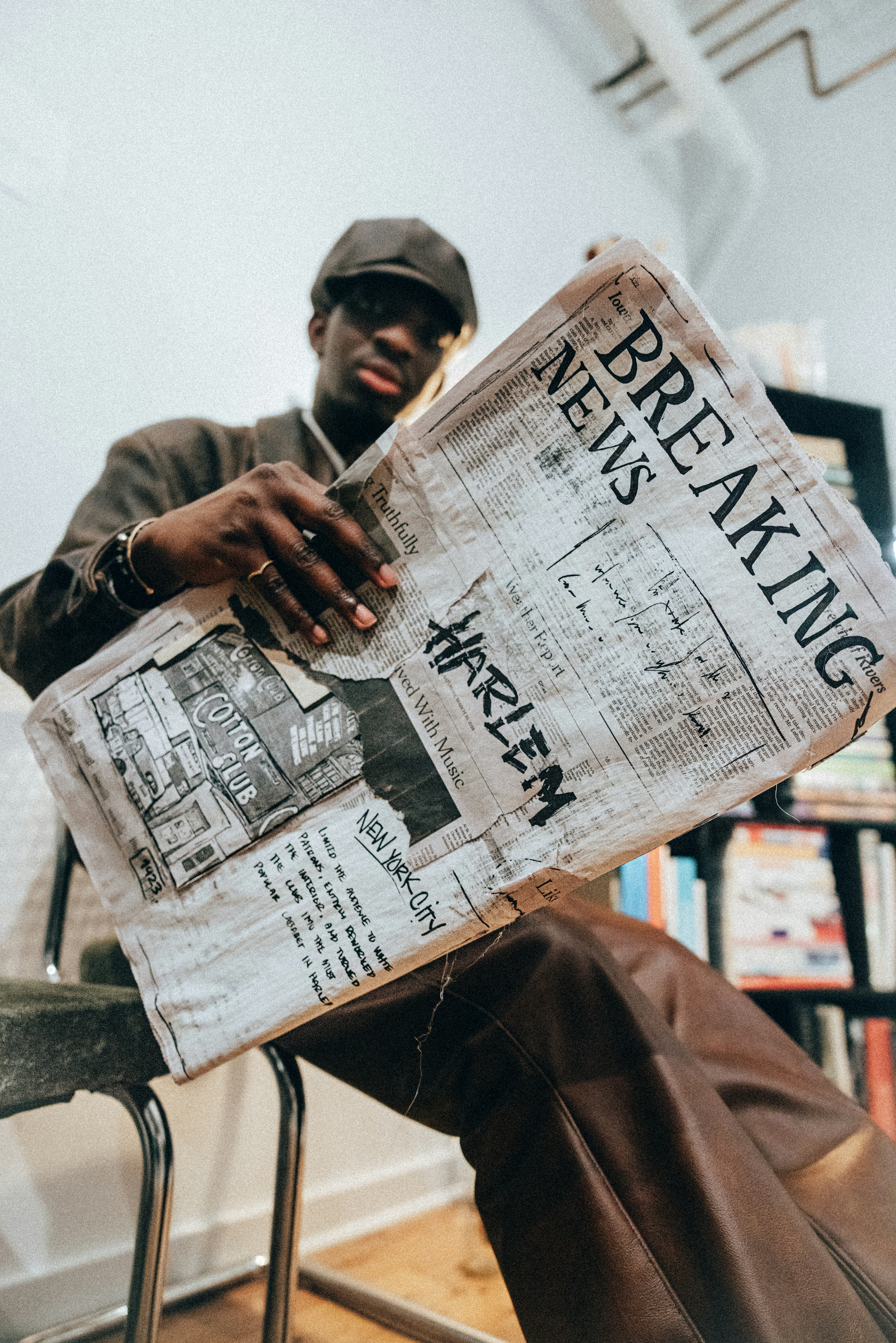 Echoes of Harlem: A Newsprint Journey