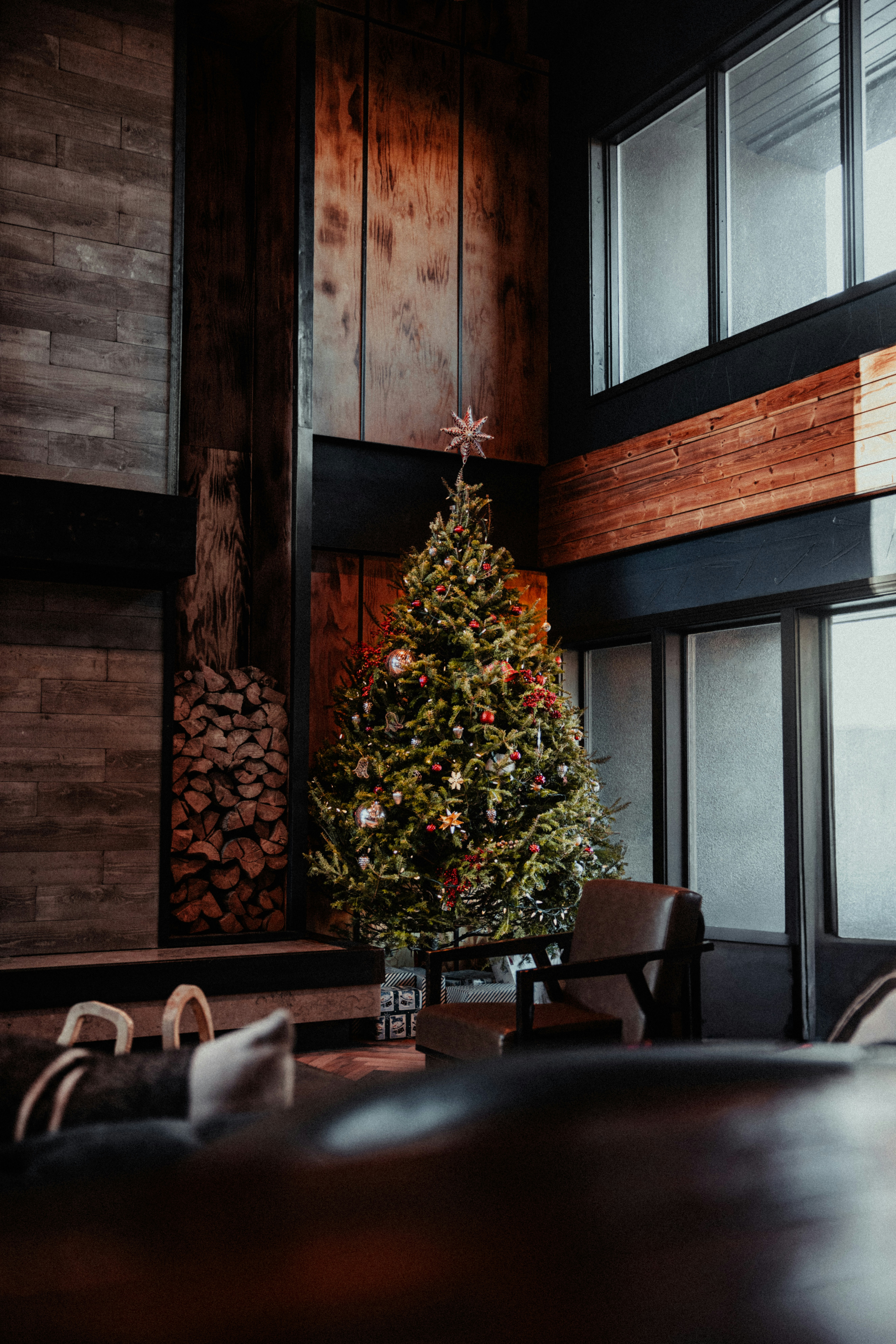 Festive Glow in Modern HearthLOGAN WEAVER | @LGNWVR