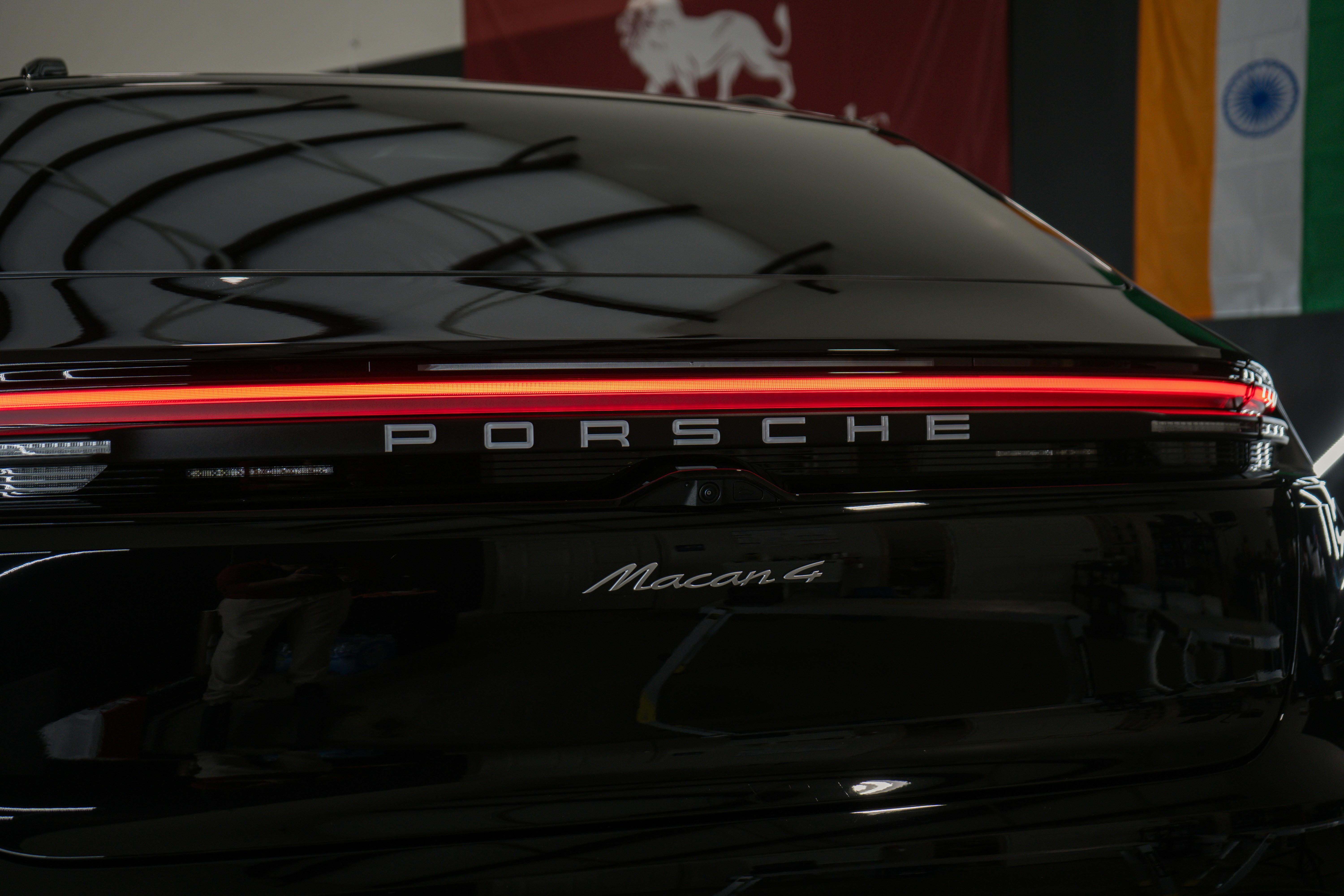 Midnight Macan 4: A Red-Line Silhouette of Porsche's Quiet Power