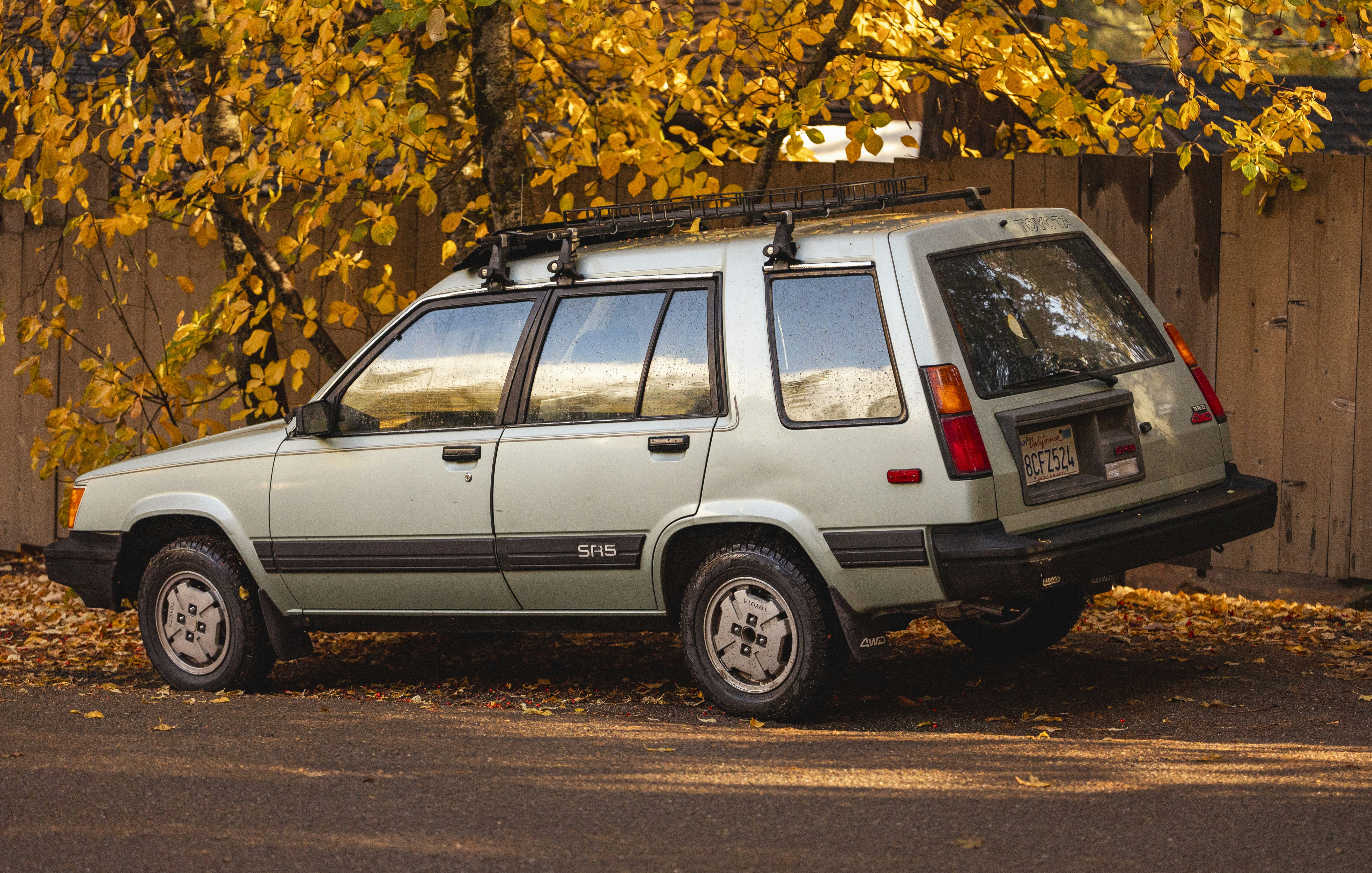 A small suv parked in front of a fence photo – Free Yosemite Image on ...