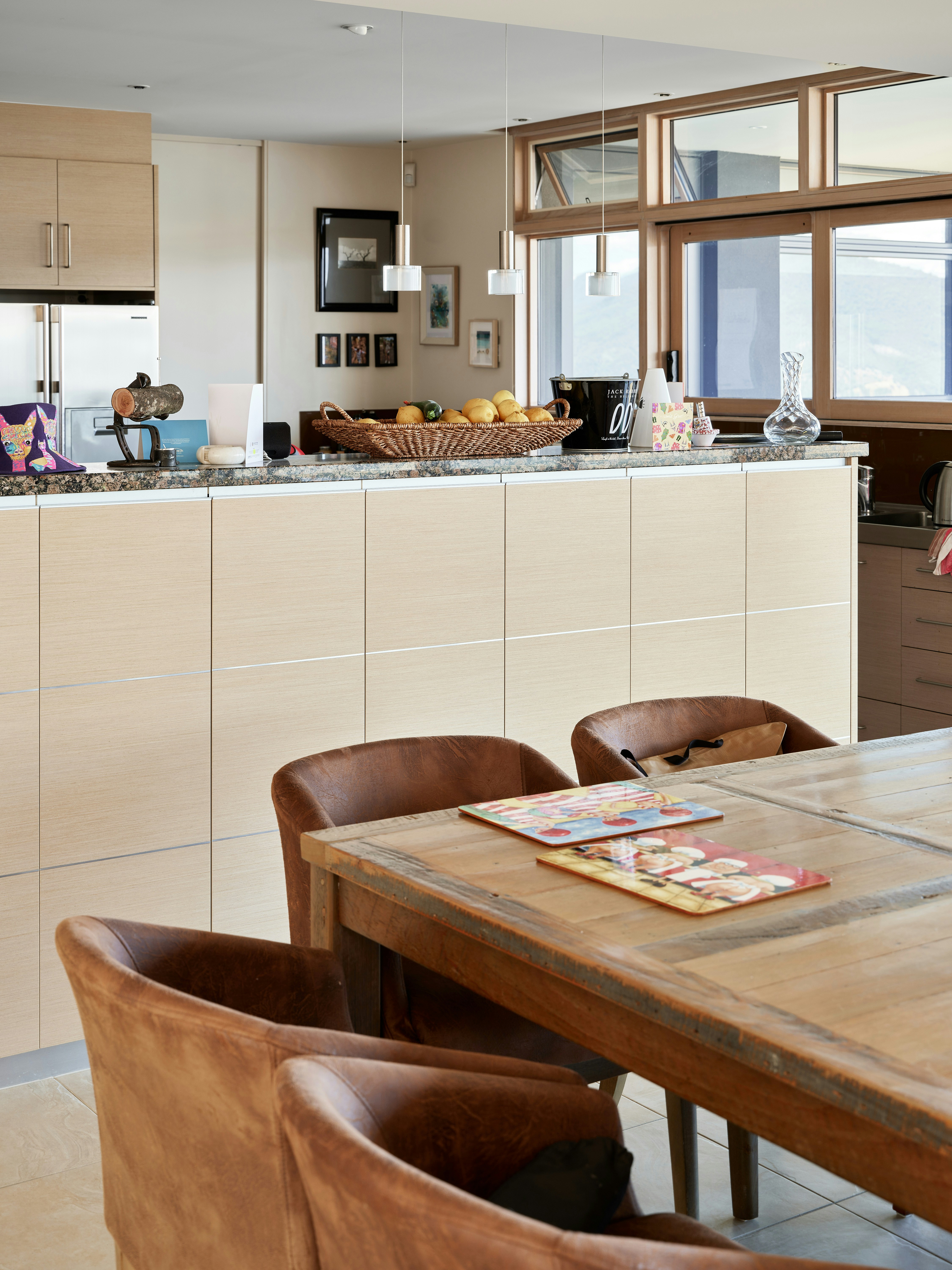 A kitchen with a wooden table and chairs photo – Free Melbourne vic ...