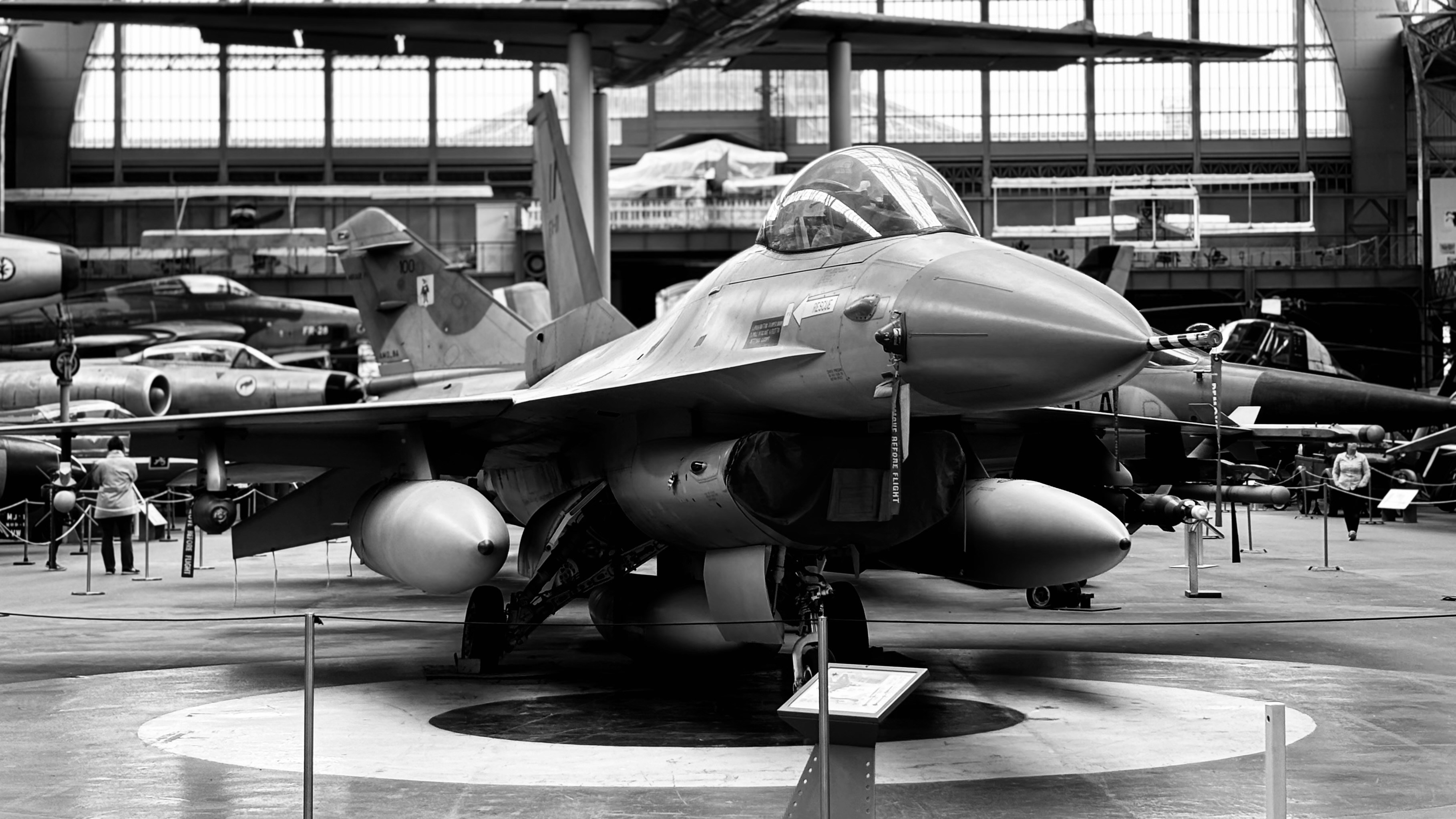 Aviation Icon in Monochrome Elegance