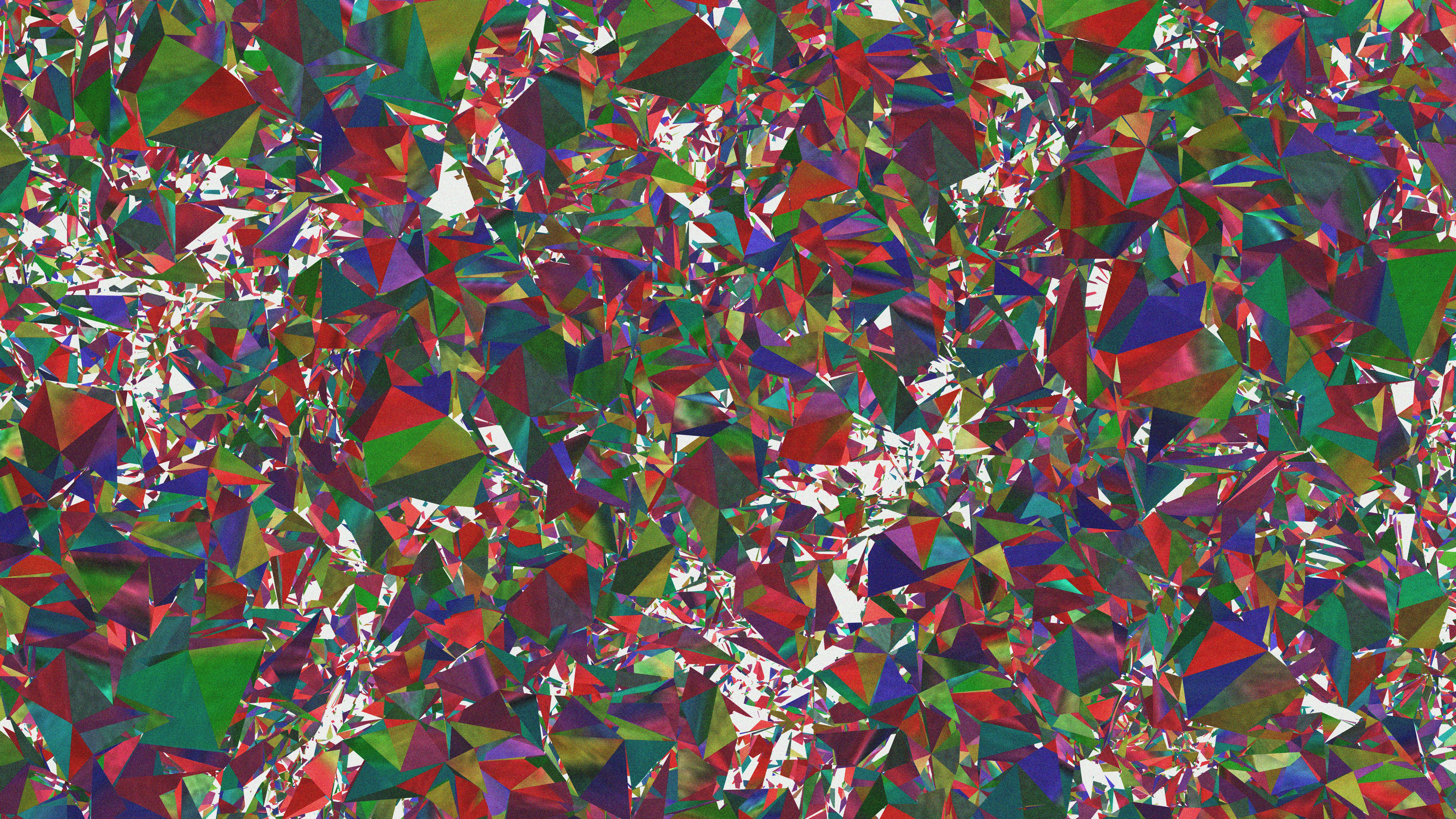 A very colorful picture of a lot of triangles photo – Free Abstract ...