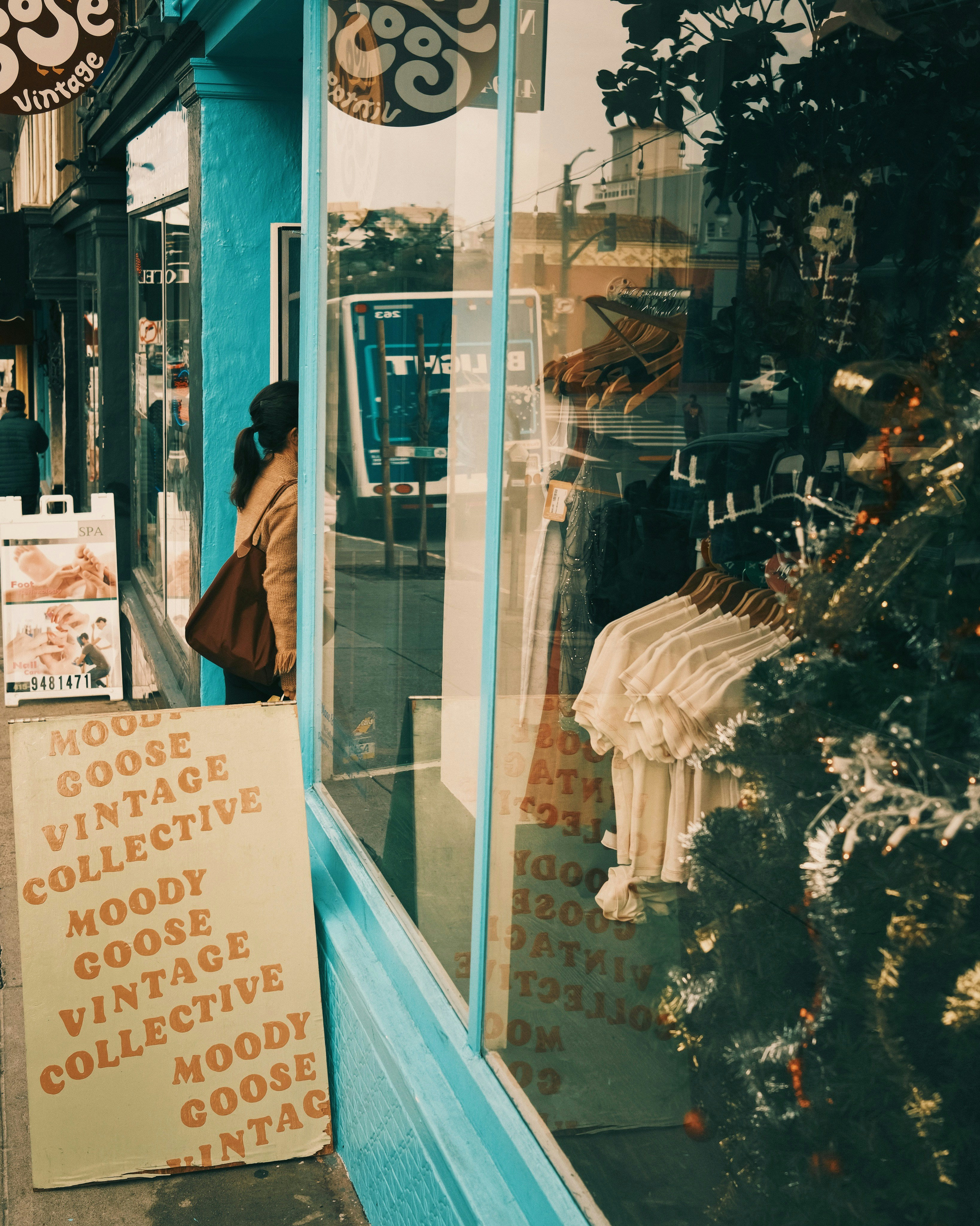 A store front with a sign in front of it photo – Free San francisco ...