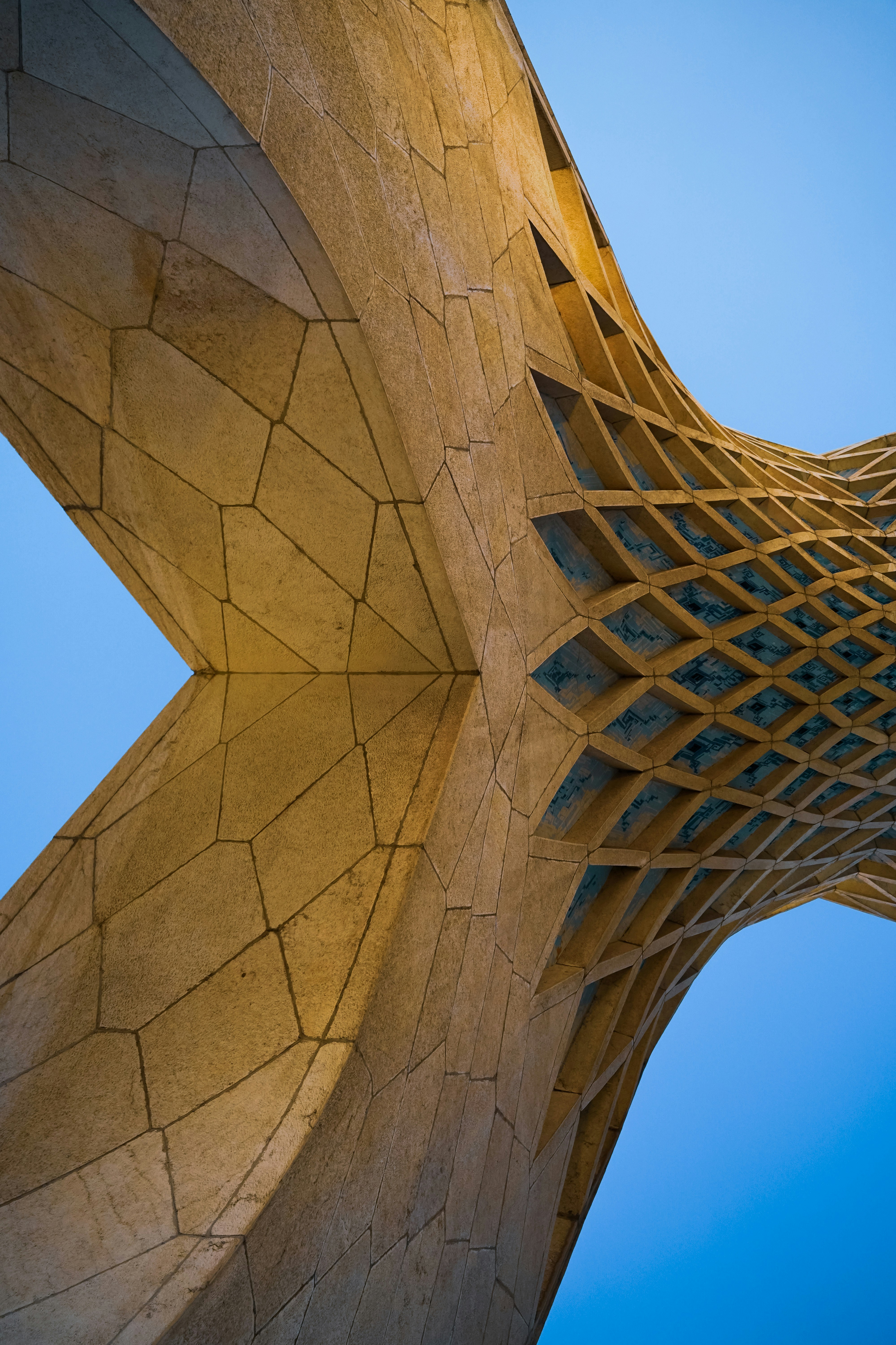 A very tall building with a sky in the background photo – Free Tehran ...