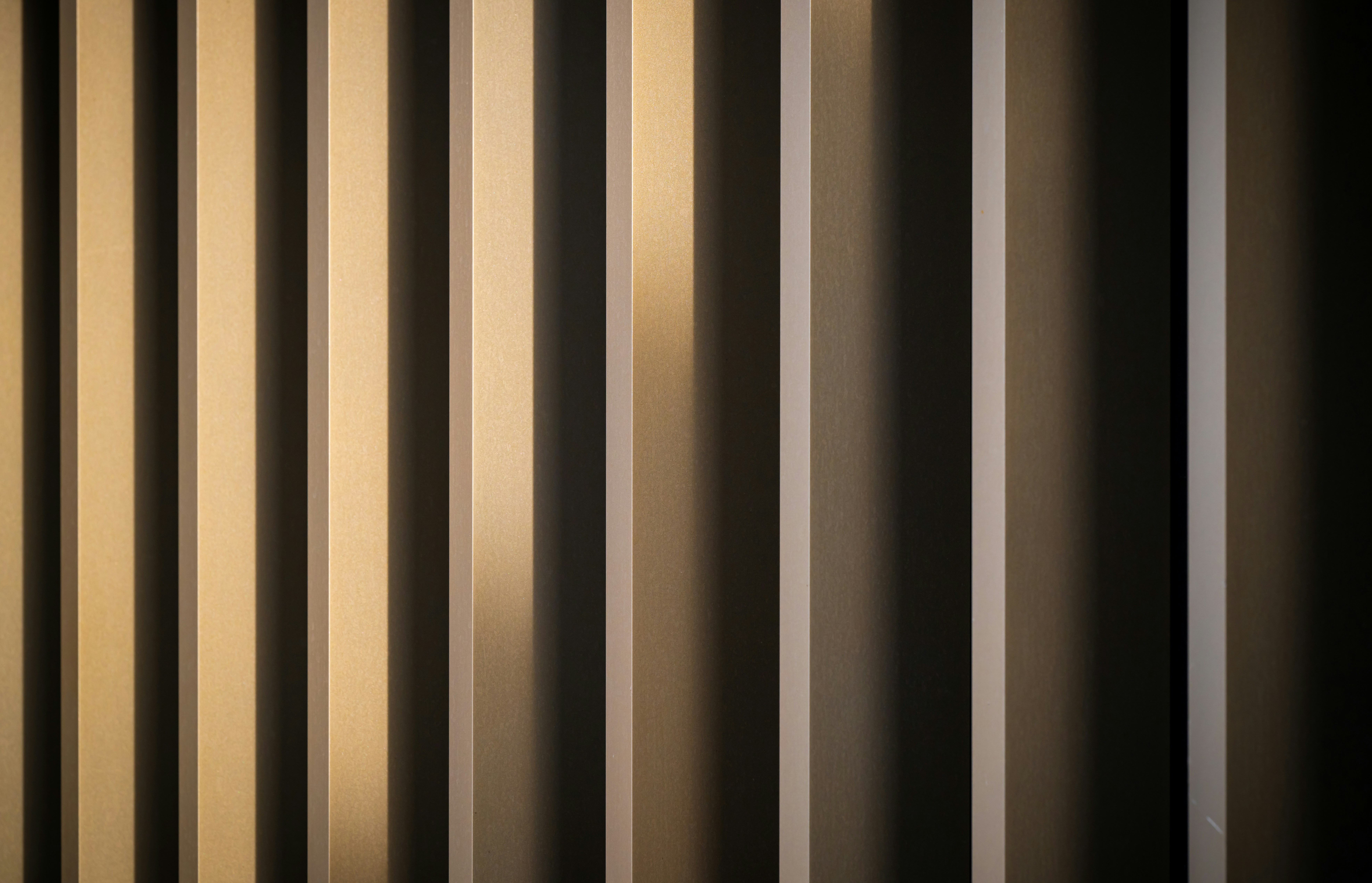 Vertical Brown Stripes Wallpaper