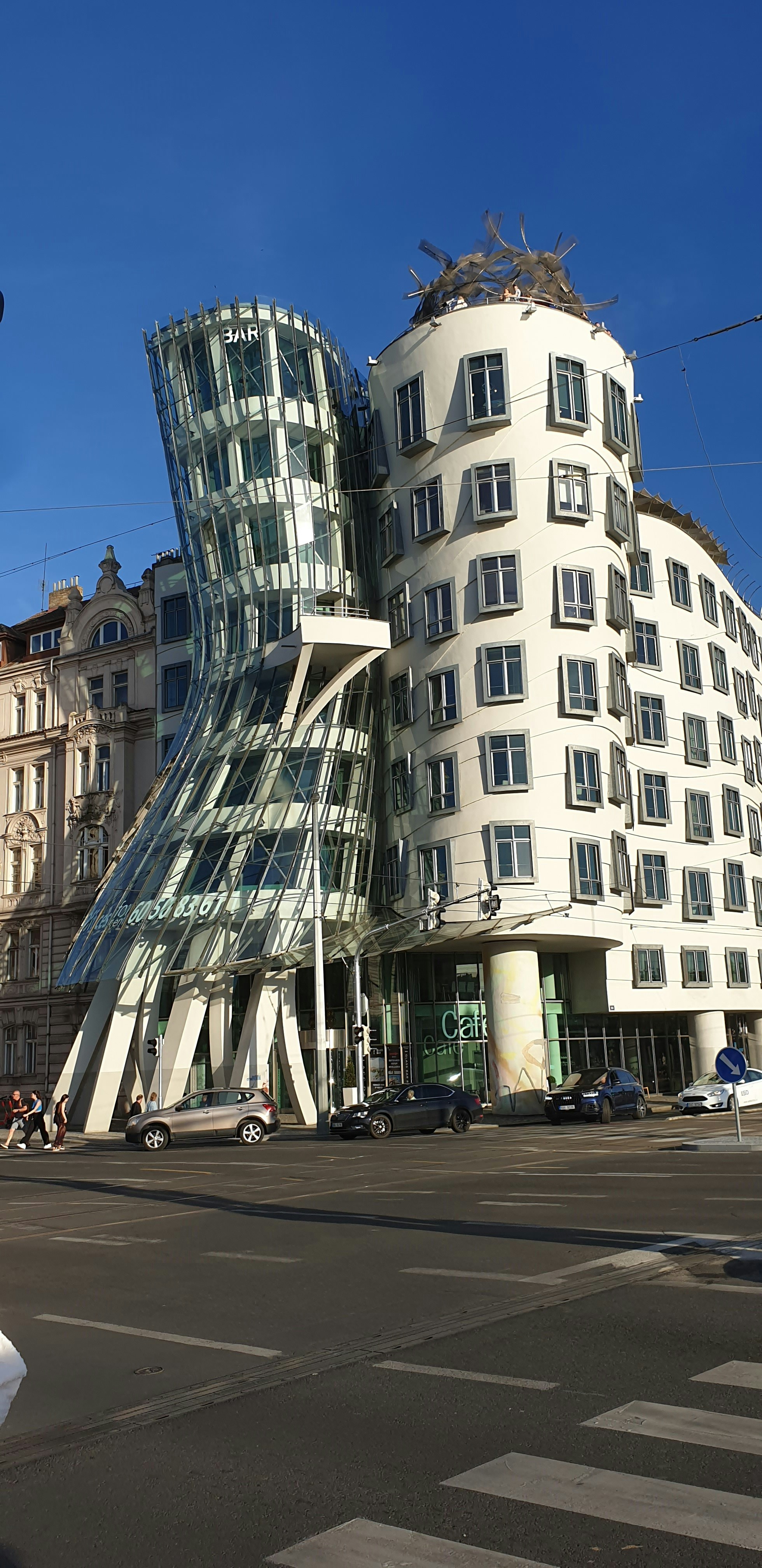 Prague's Dancing House: A Glass-Sculpted Curve Leaning Into the Sky