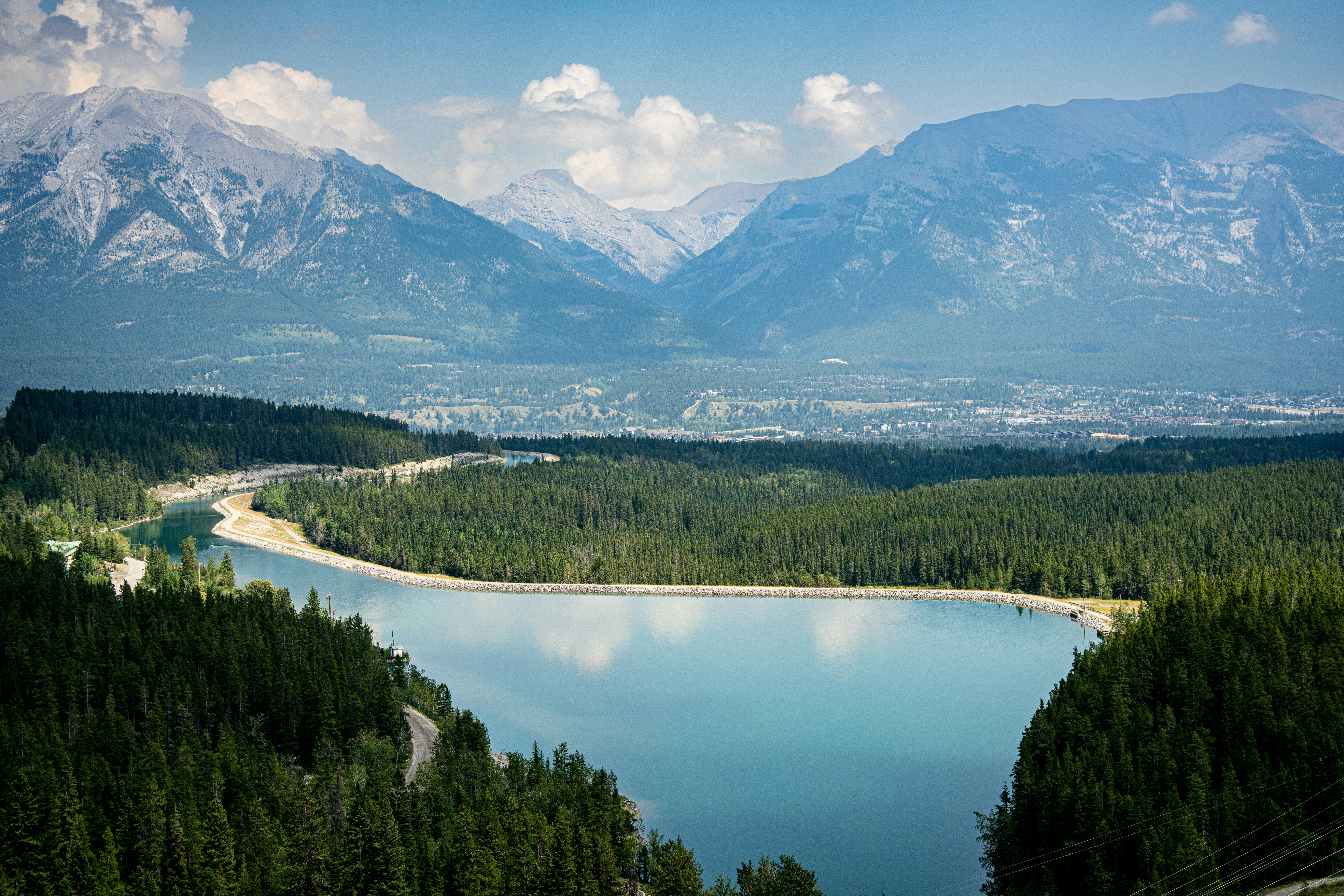 Calgary Park | A large body of water surrounded by mountains