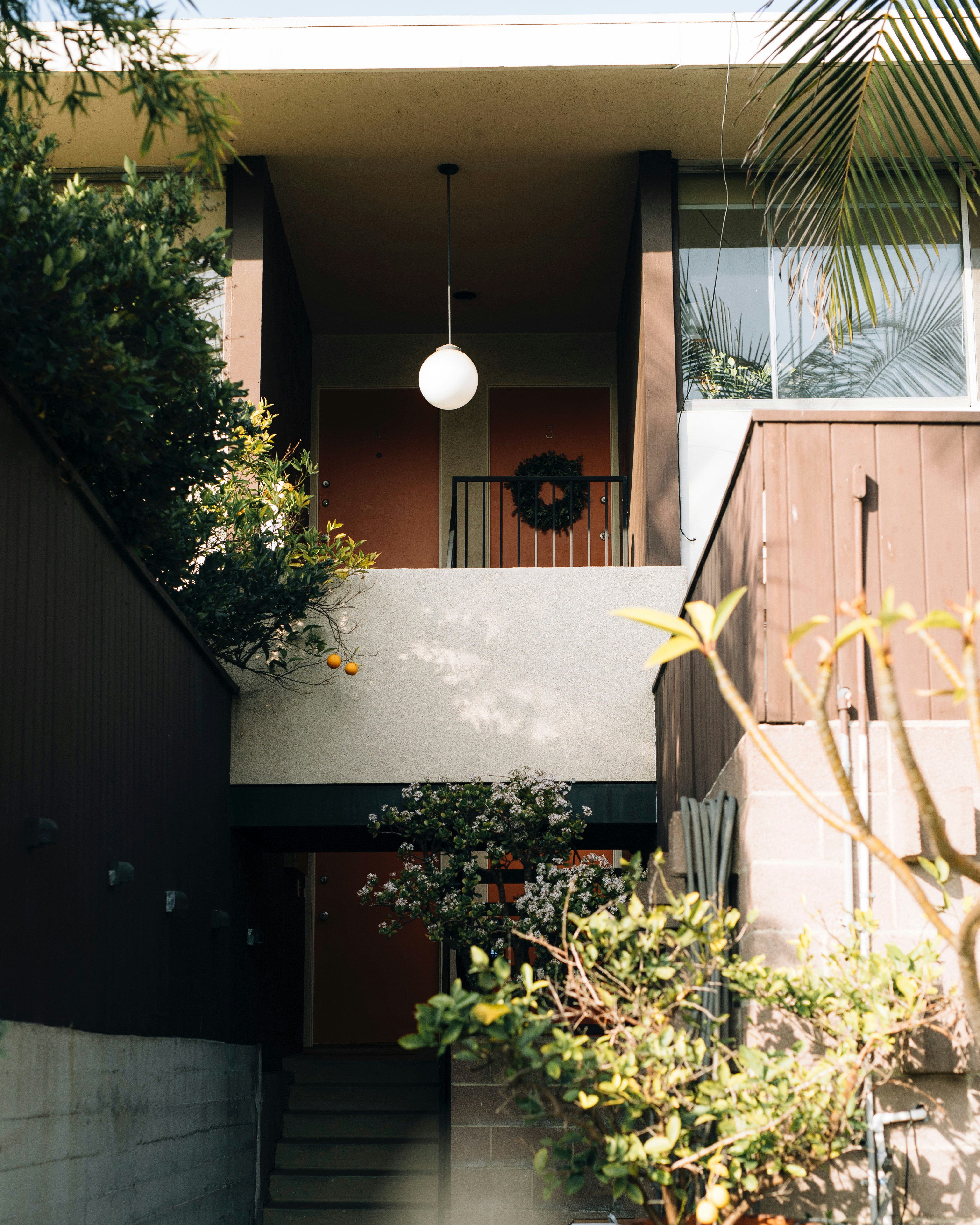 A view of a house from the outside photo – Free Balcony Image on Unsplash