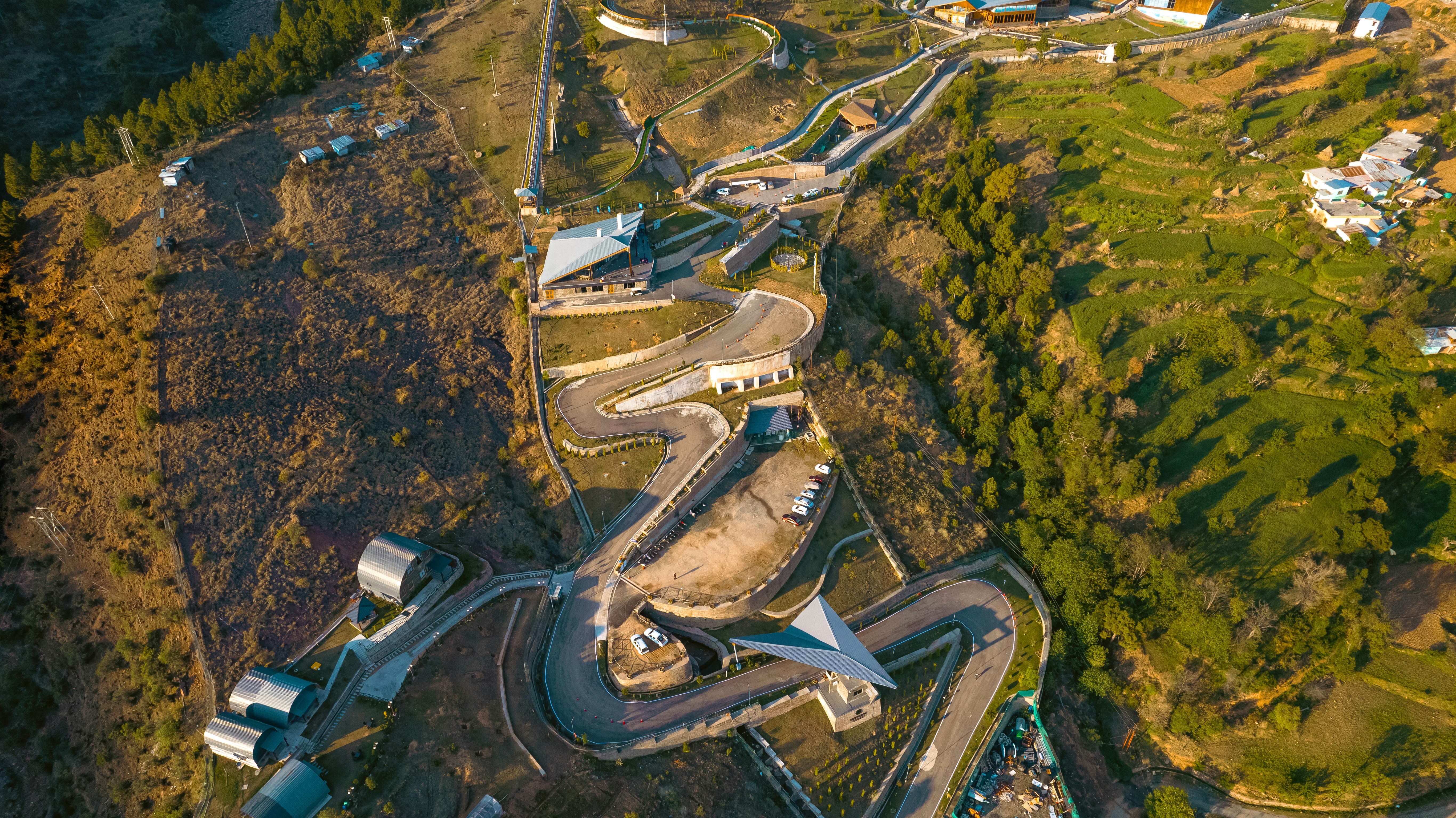 An aerial view of a large industrial area photo – Free Jammu Image on ...