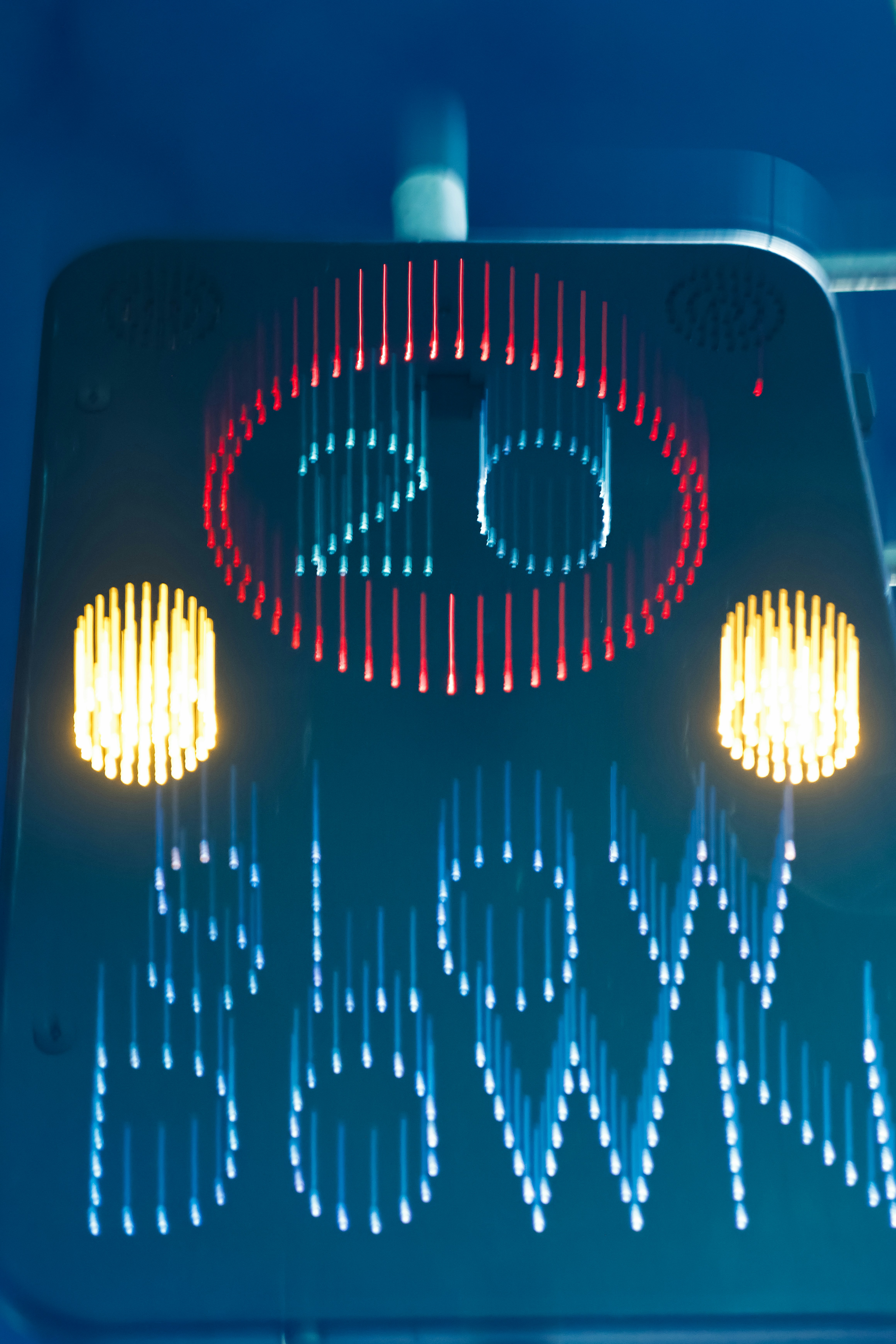 A close up of a lit up sign photo – Free Computer hardware Image on ...
