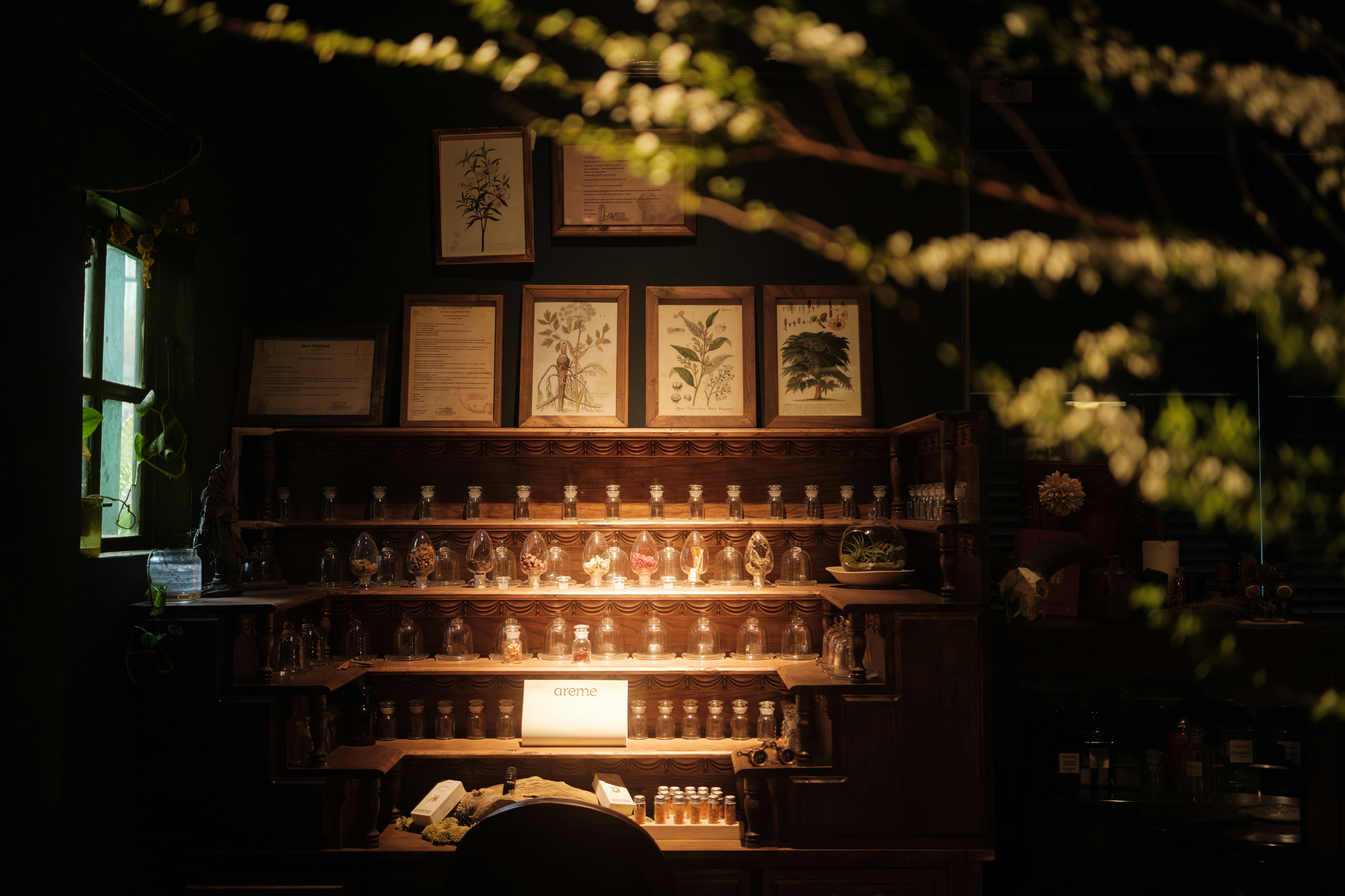 A dark room with an old fashioned organ photo – Free Building Image on ...