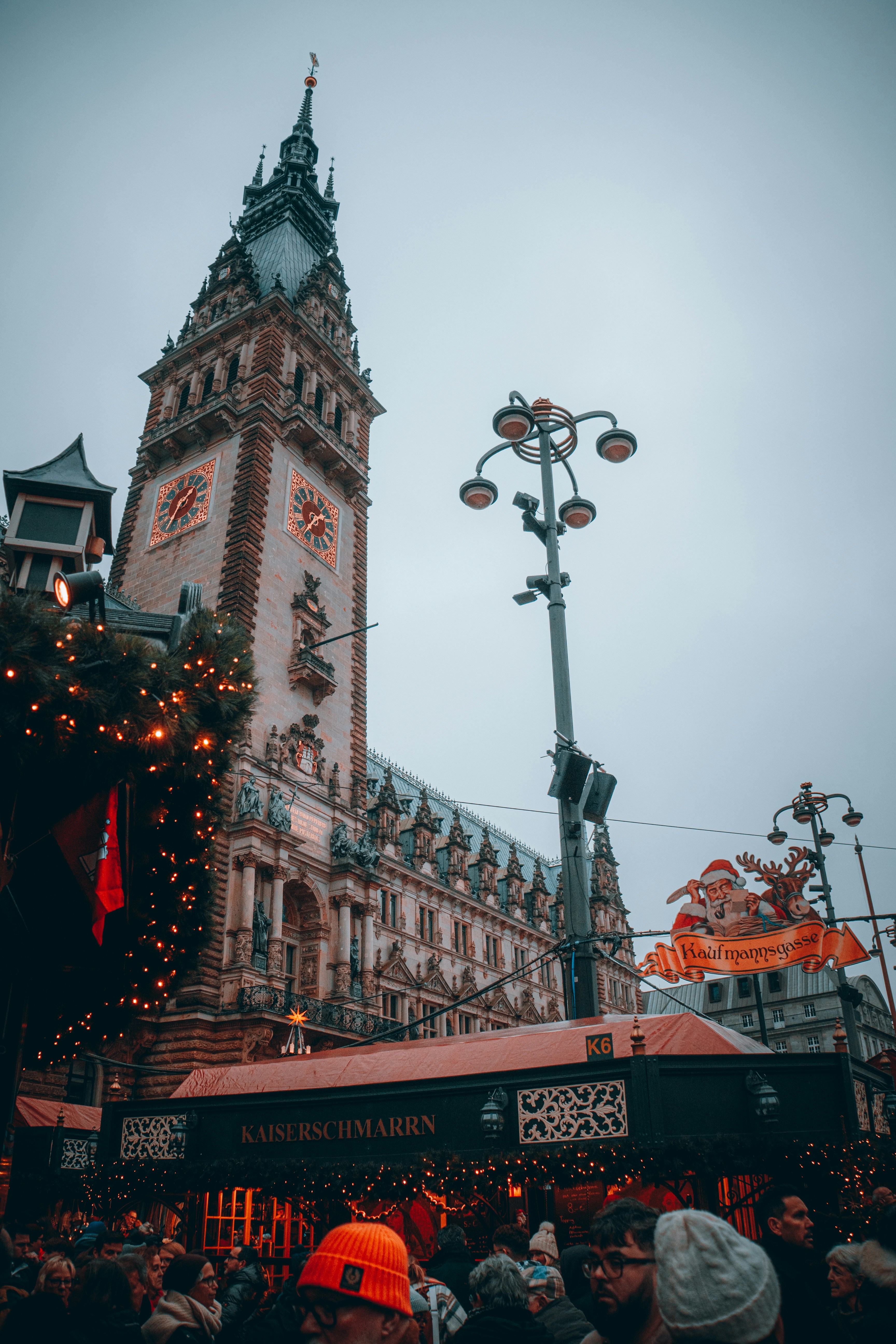 Clocktower Spectacle: Christmas Market Beneath a Gothic Facade