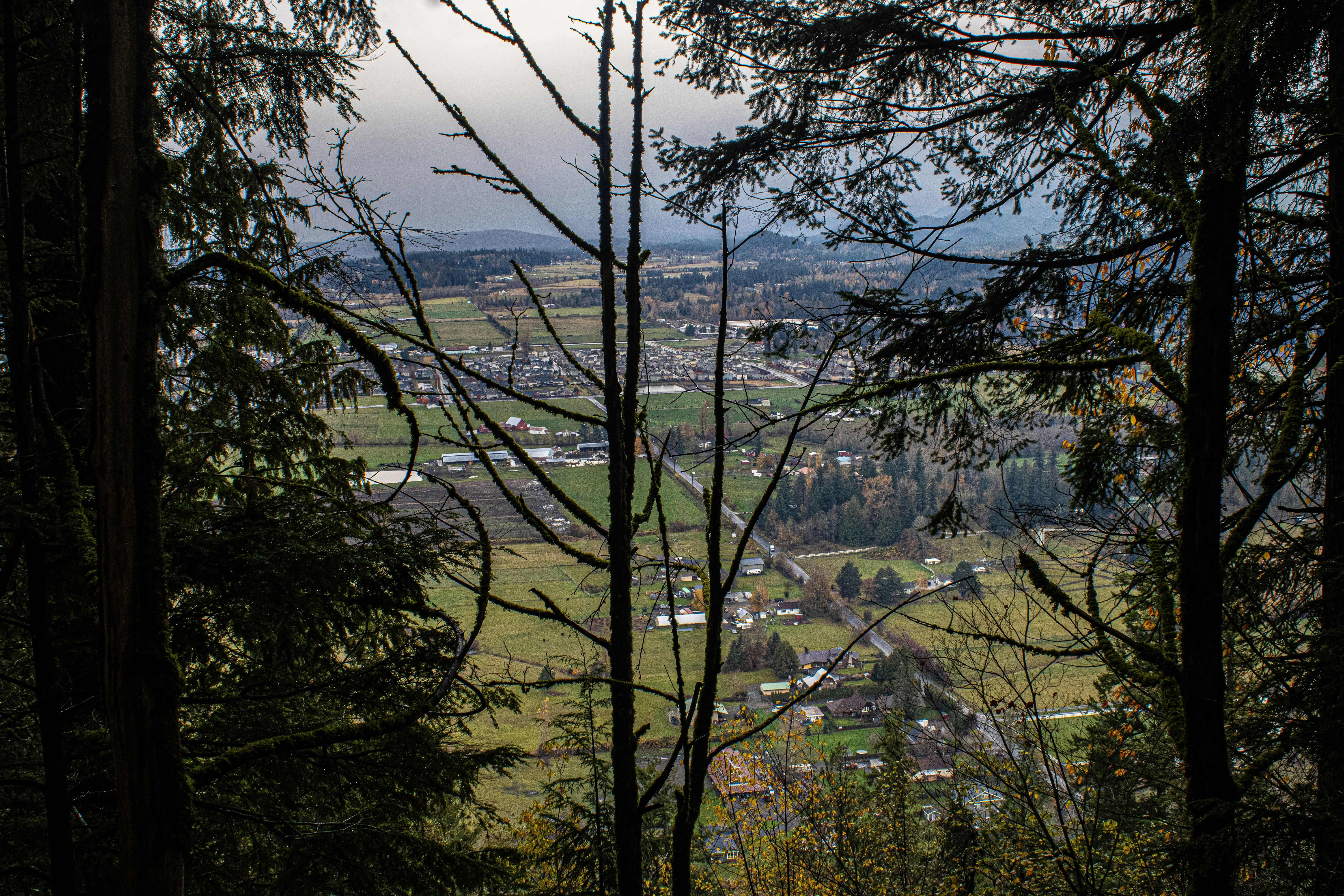 A view of a town from a distance photo – Free Pinnacle peak park Image ...