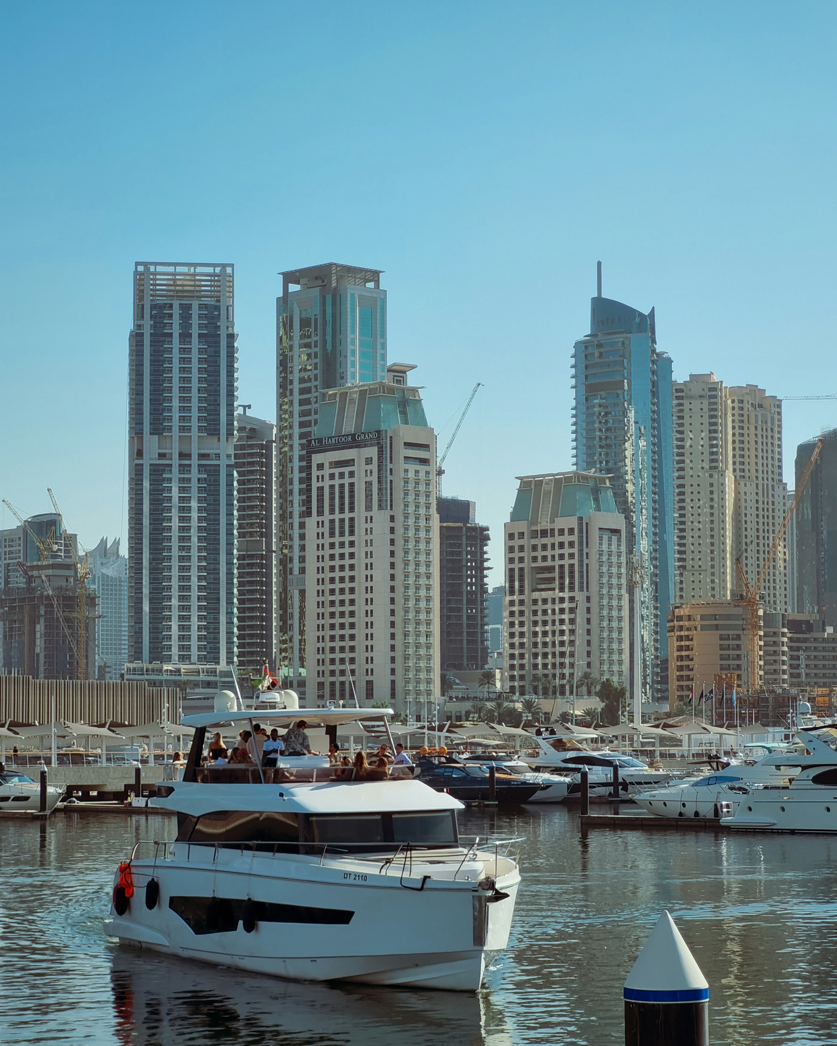 Harbor of Veins: City Skyline and Yachted Quiet