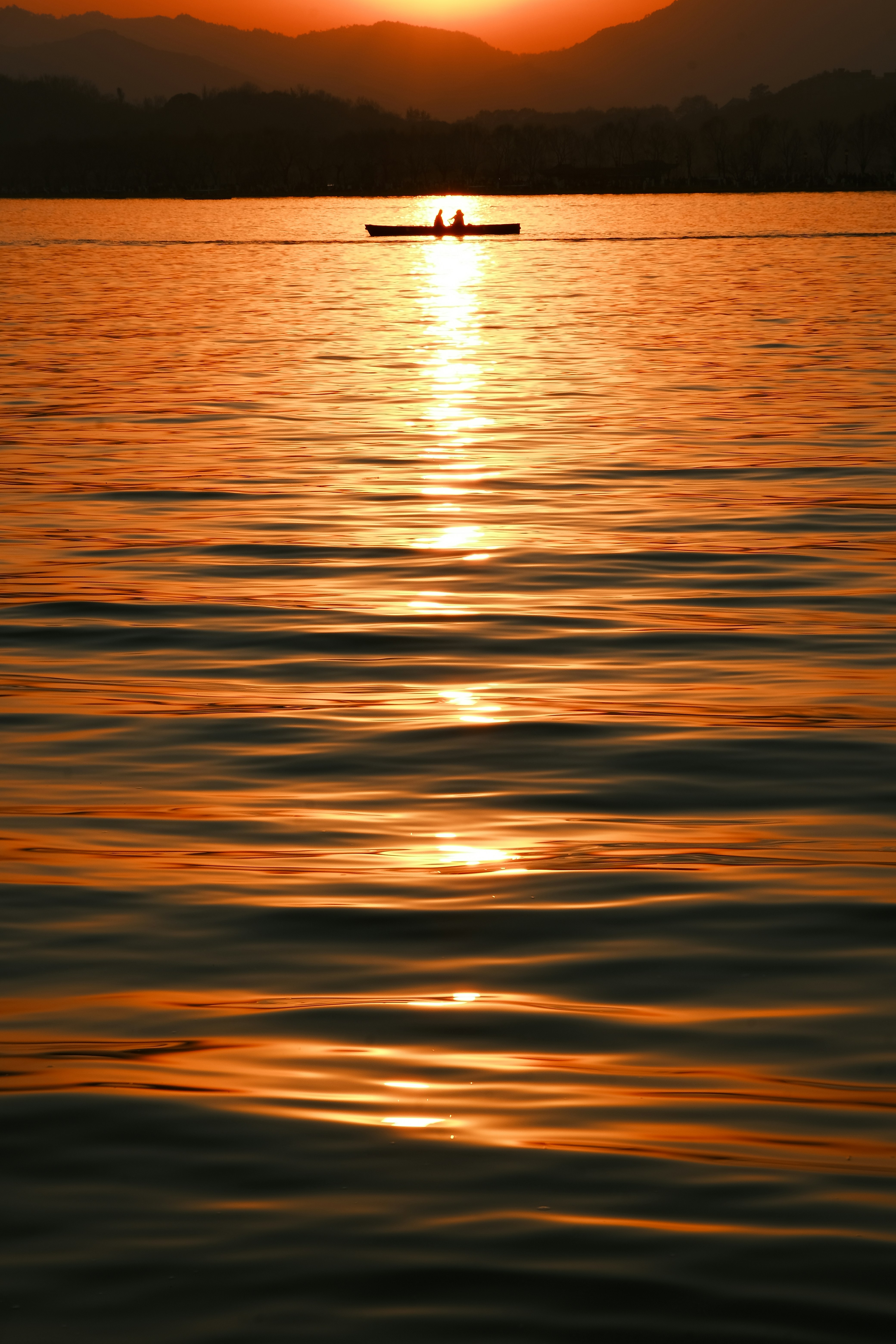 Reflections of Togetherness at Dusk