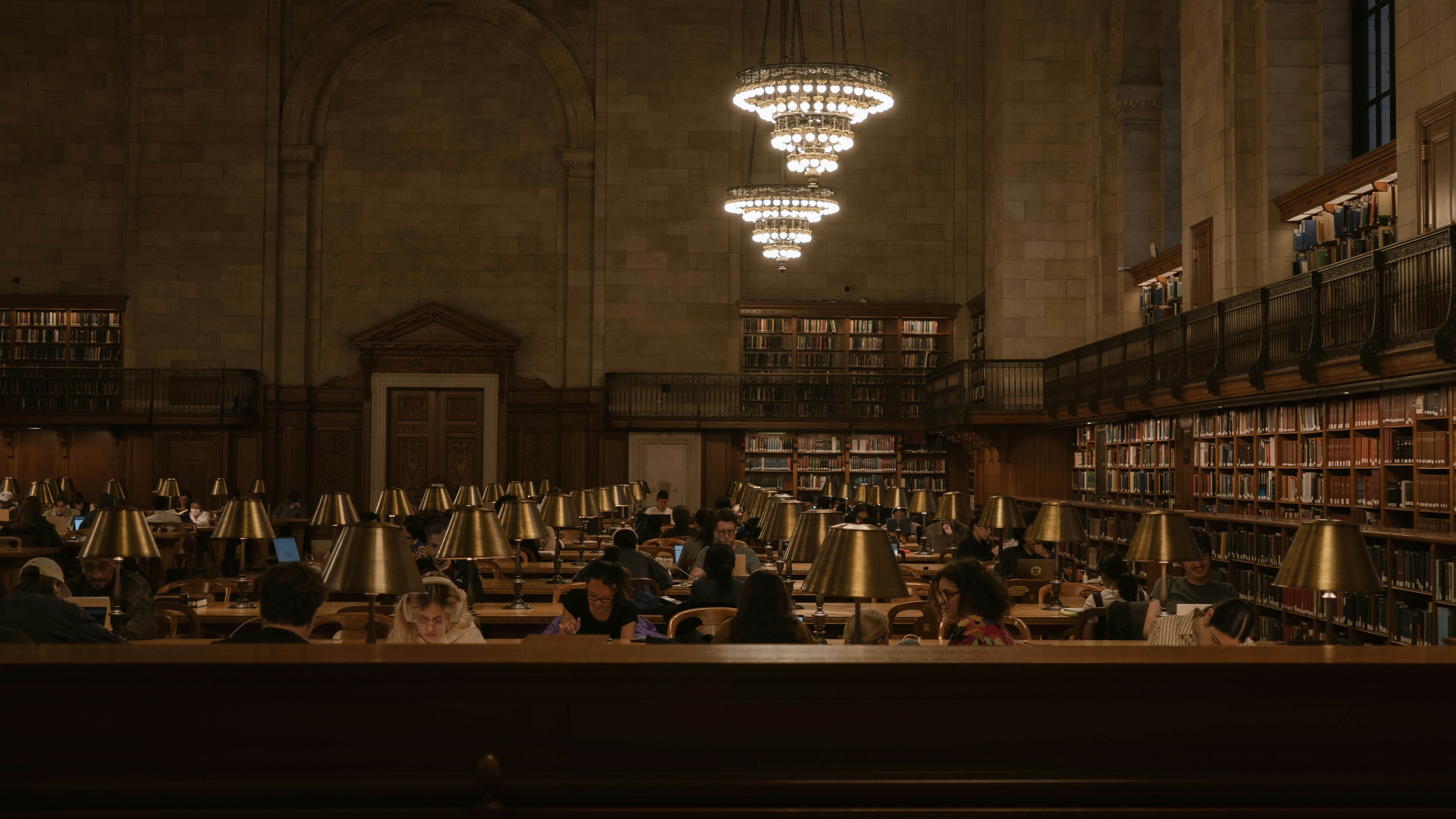 A large library filled with lots of books photo – Free New york public ...