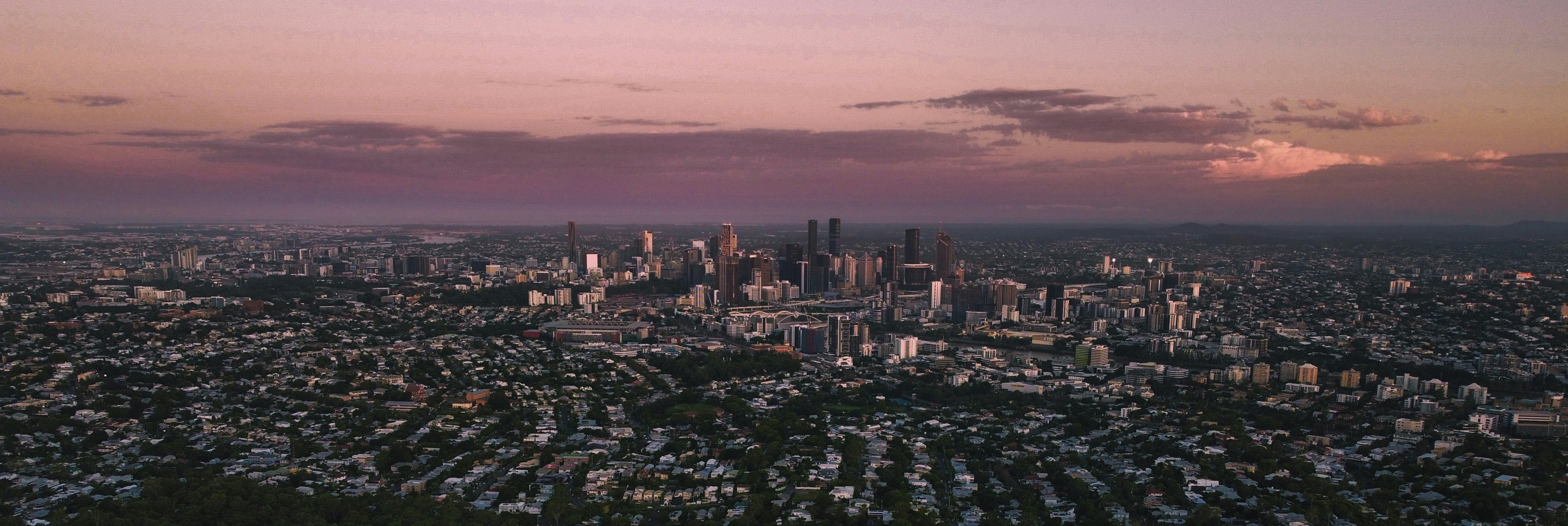 Dusk Skyline: A City Remains Awake
